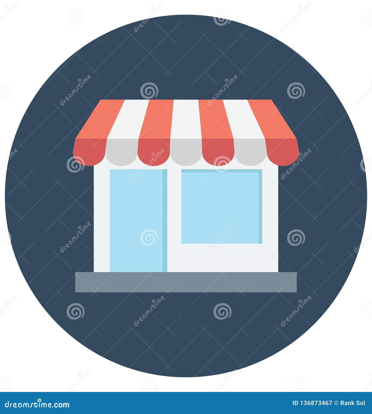 Shop Color Vector Icon Which Can Be Easily Modified or Edit Stock ...