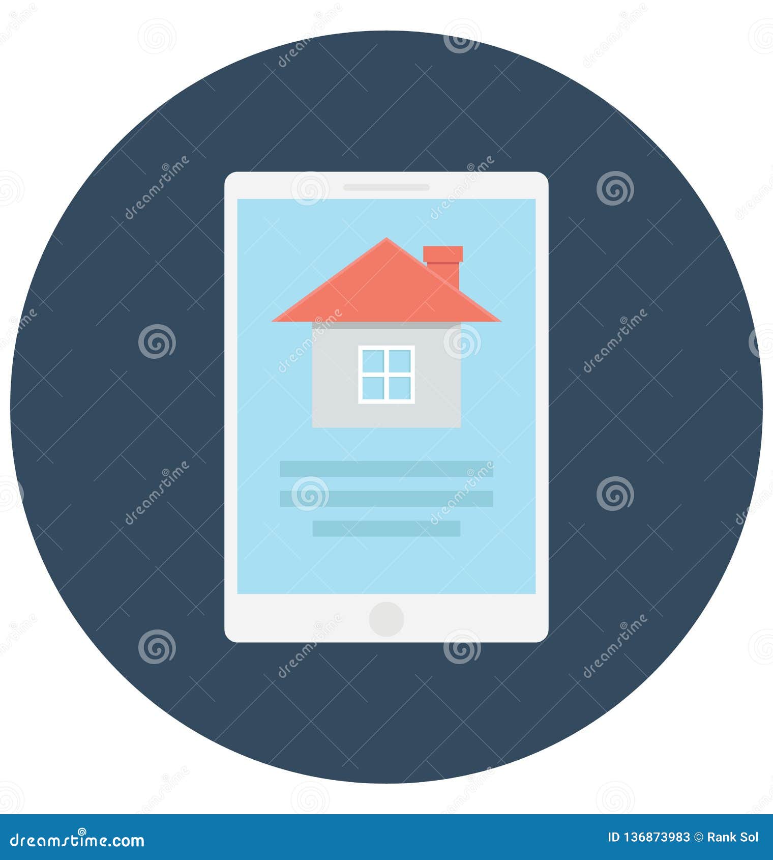 Property App Color Vector Icon Which Can Be Easily Modified or Edit ...