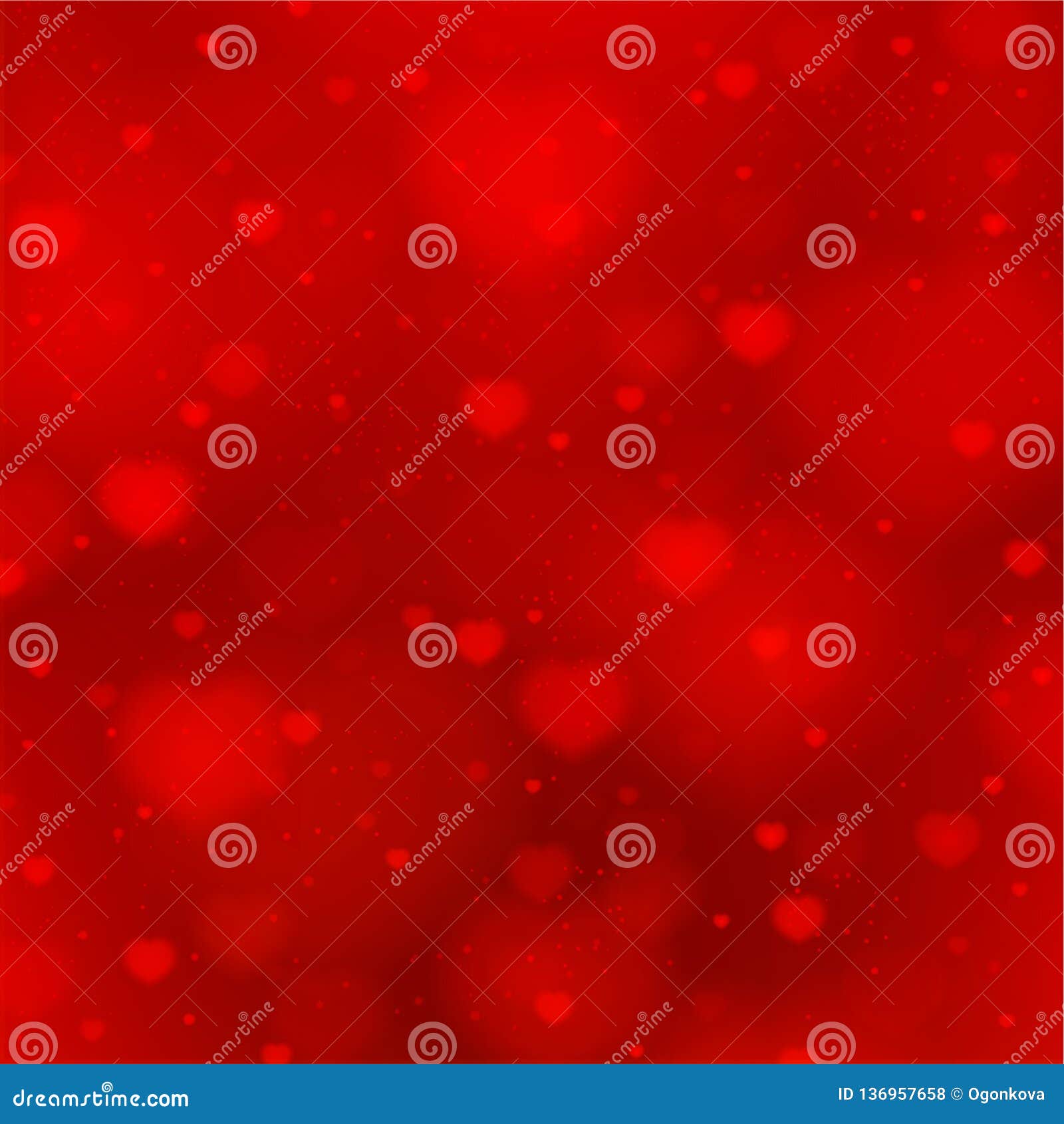 Red Background with Hearts. Maroon Vector Backdrop Stock Vector ...