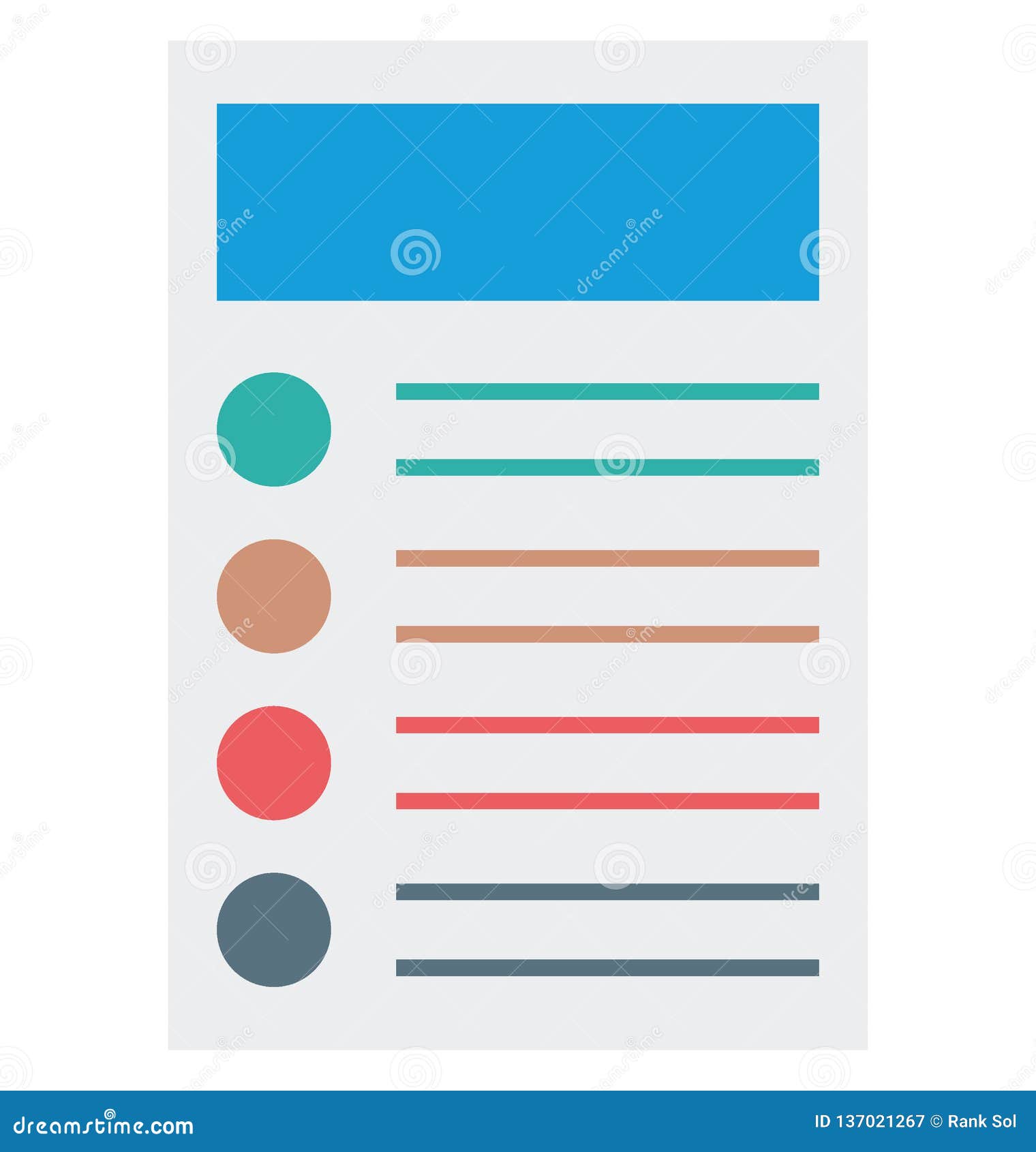 Checklist Report, Checklist Color Icon Isolated and Vector that Can Be ...