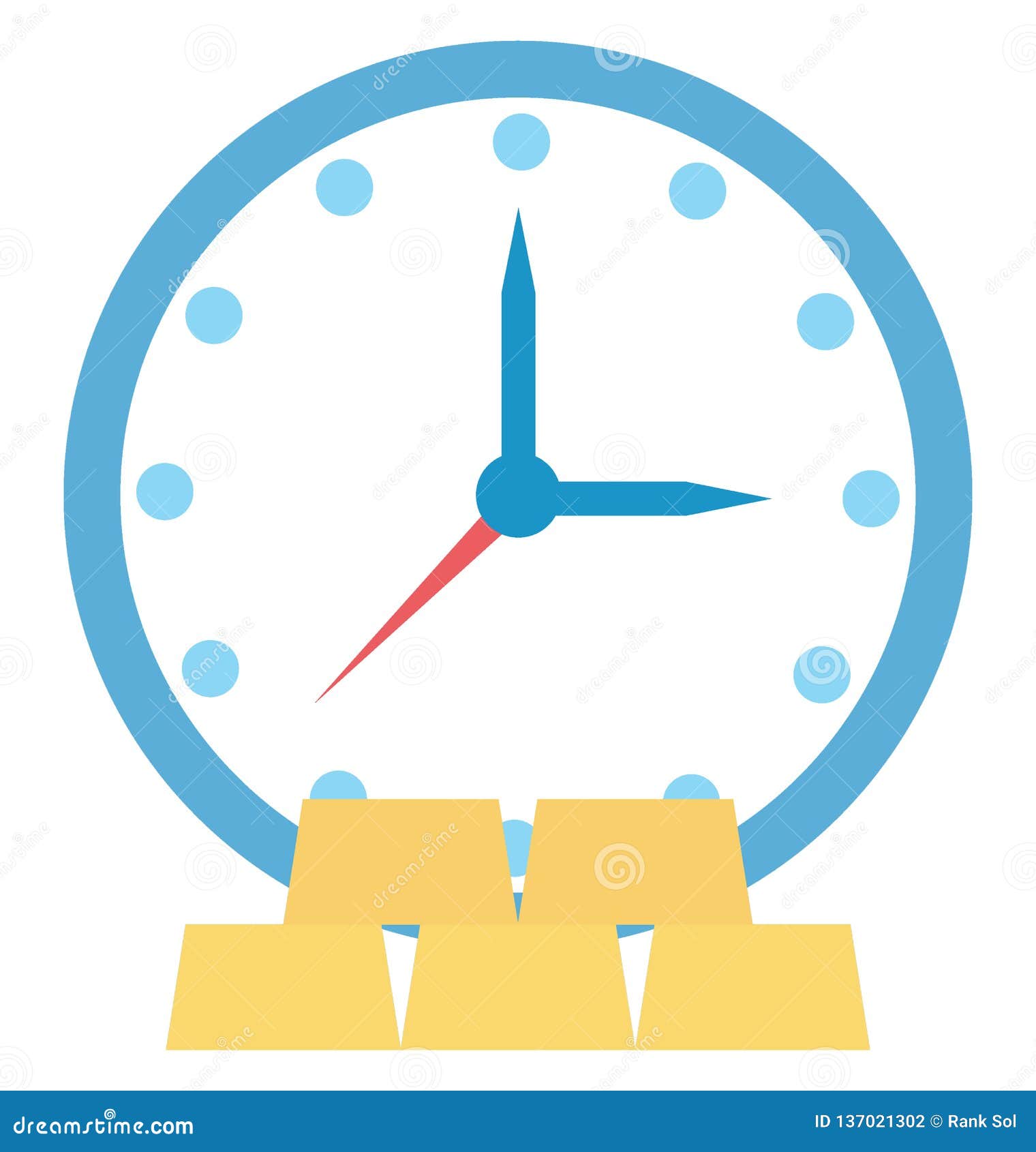 Investment Time Color Icon Isolated and Vector that Can Be Easily ...