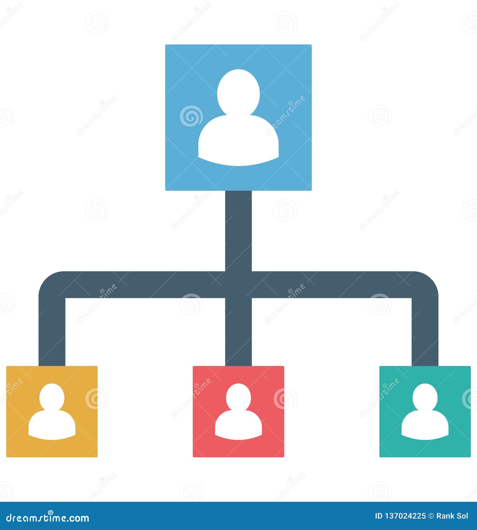 Management Color Icon Isolated and Vector that Can Be Easily Modified ...