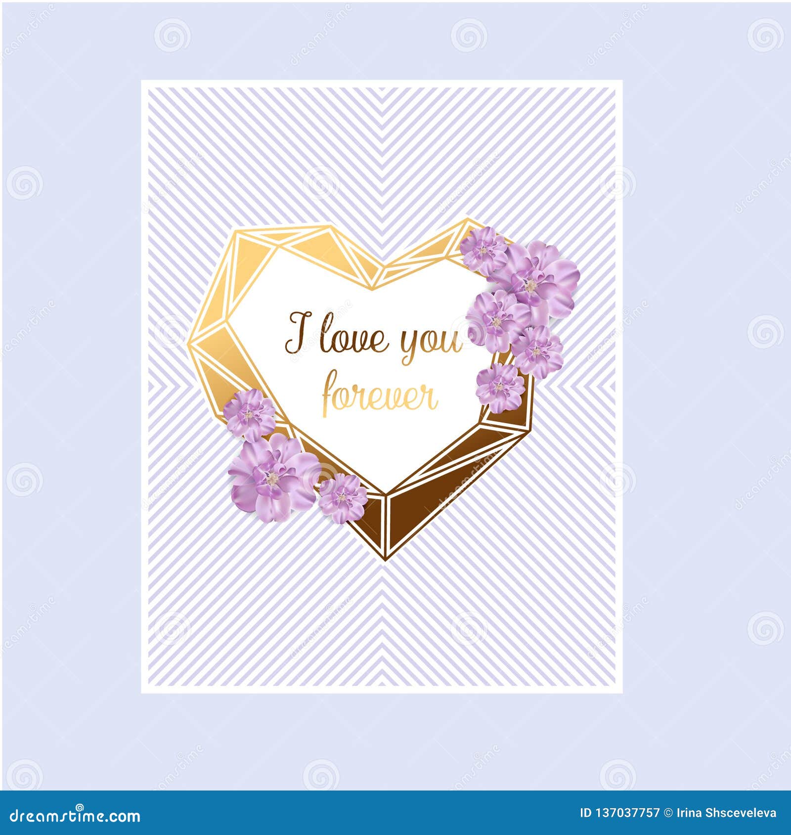 Love Invitation Card Valentine`s Day Abstract Background with Text Love ...