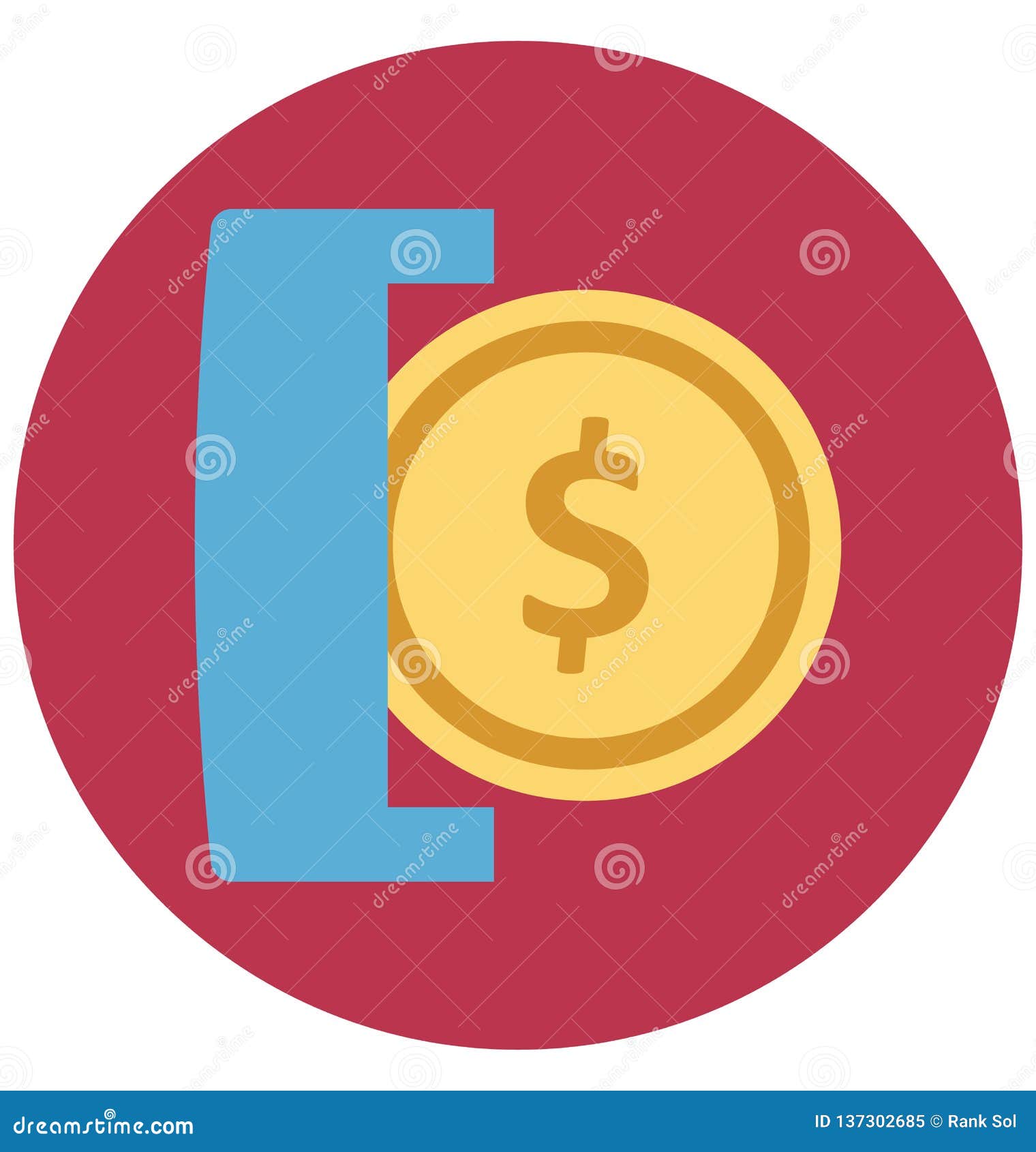 Coin Insert Color Isolated Vector Icon that Can Be Easily Modified or ...