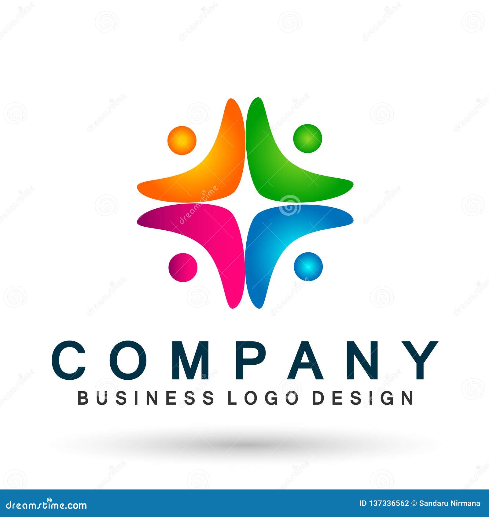 People Union Team Work Wellness Social Community Logo Icon Element ...