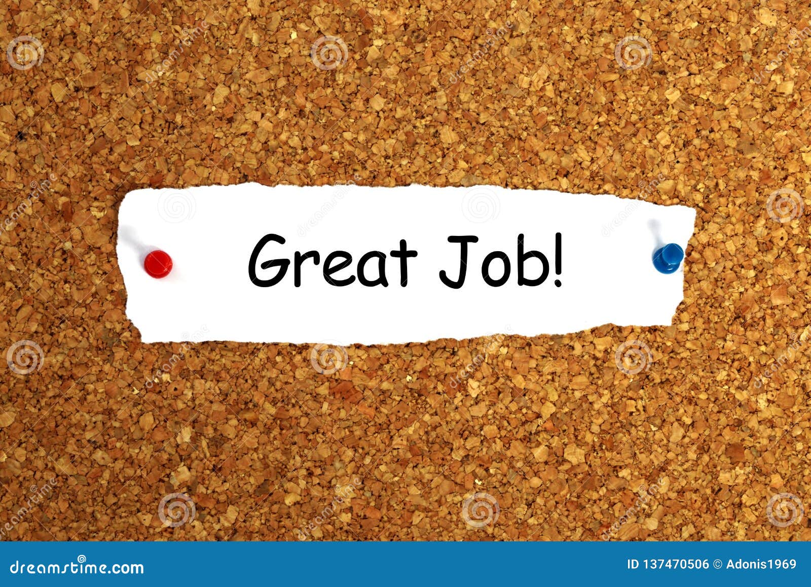 Great job heading stock photo. Image of signage, compliment - 137470506