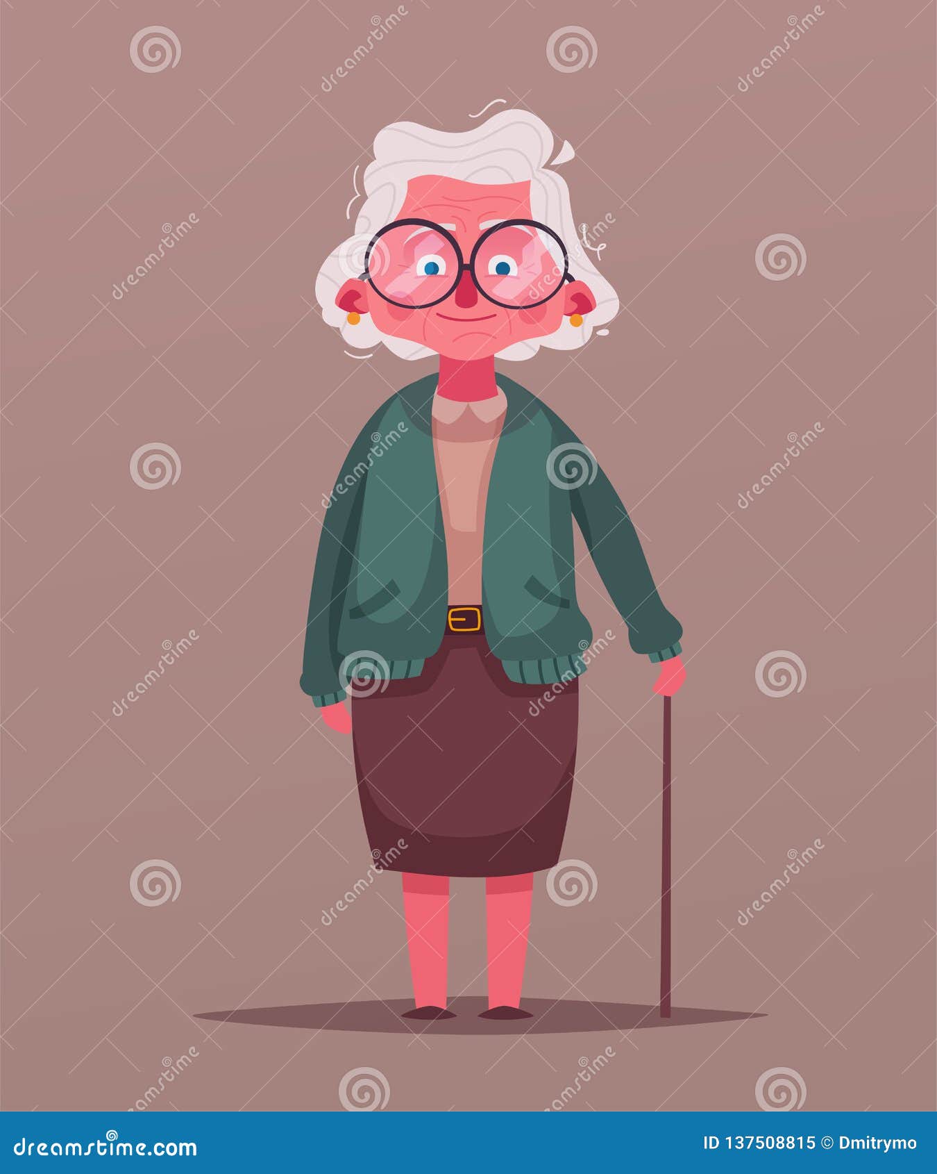 Grandma Of Vector Illustrations That Are The Evil Dakumi Royalty-Free ...