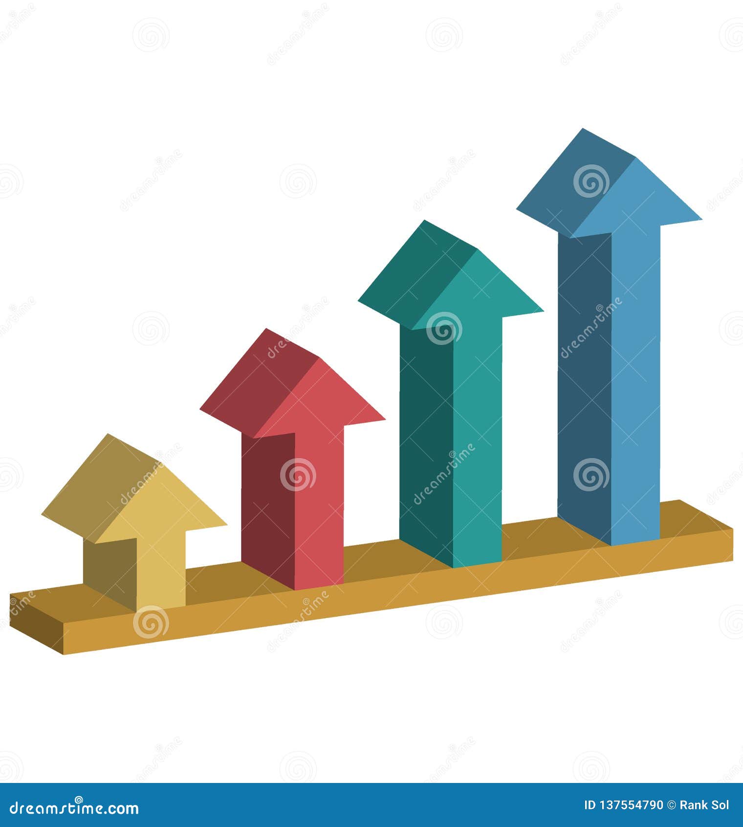 Business Chart Color Icon Isolated and Vector that Can Be Easily ...