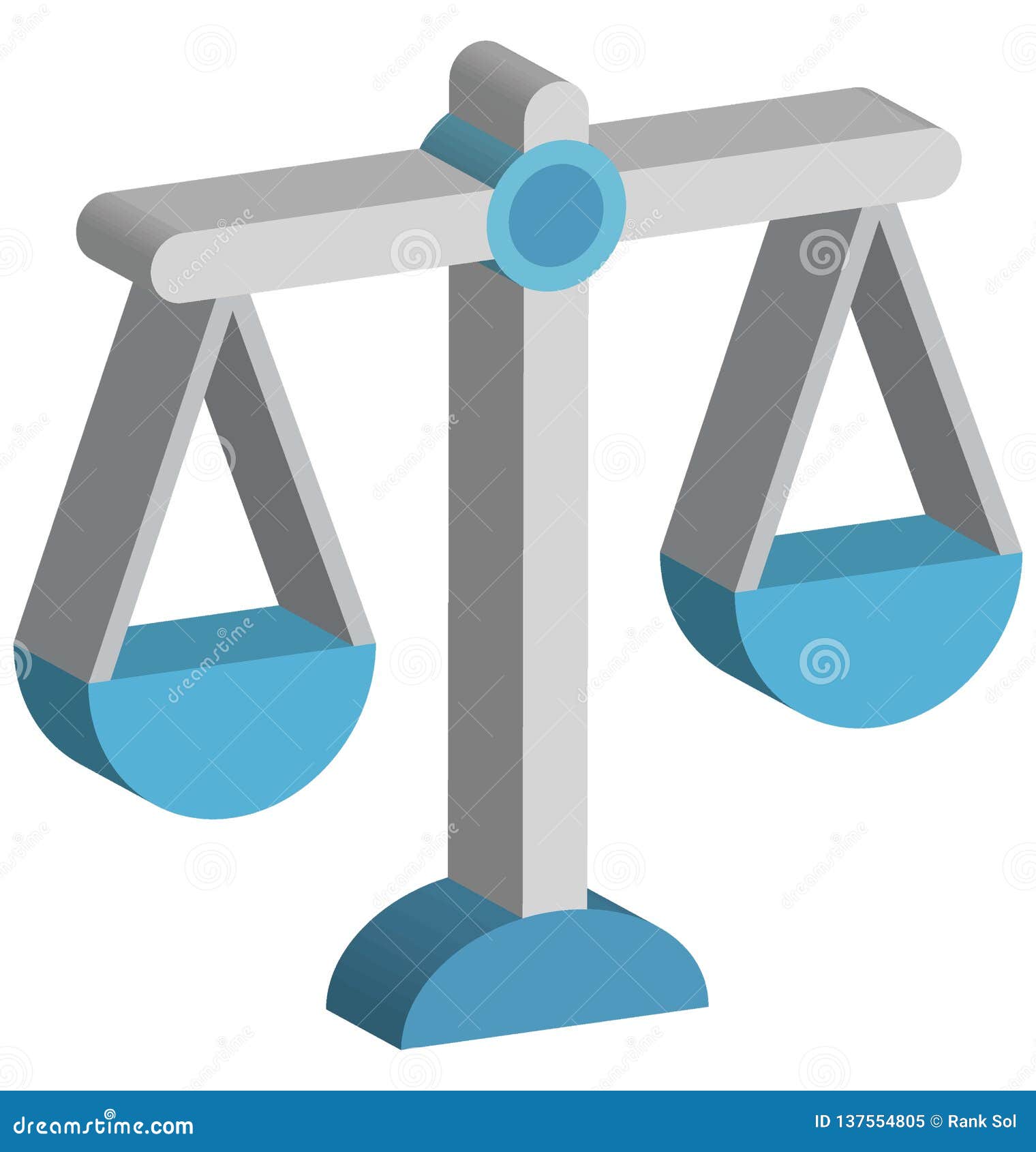 Balance Scale Color Icon Isolated and Vector that Can Be Easily ...