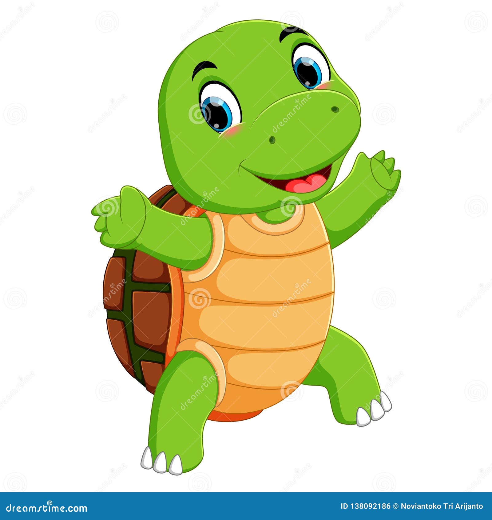 Turtle Character Student Cartoon Set | CartoonDealer.com #47477903