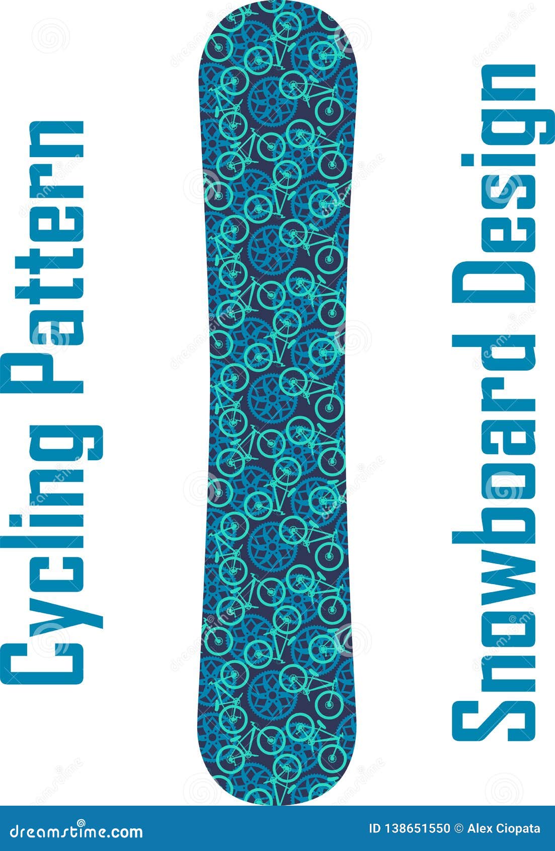 Snowboard design vector stock vector. Illustration of pack - 138651550