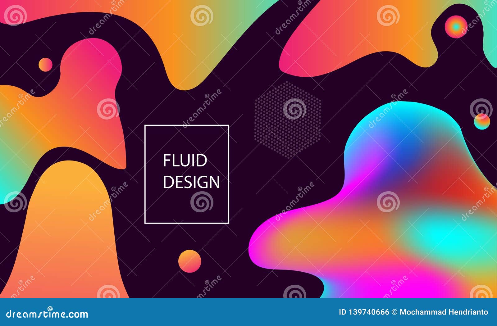 Abstract Background with Colorful Stock Illustration - Illustration of ...