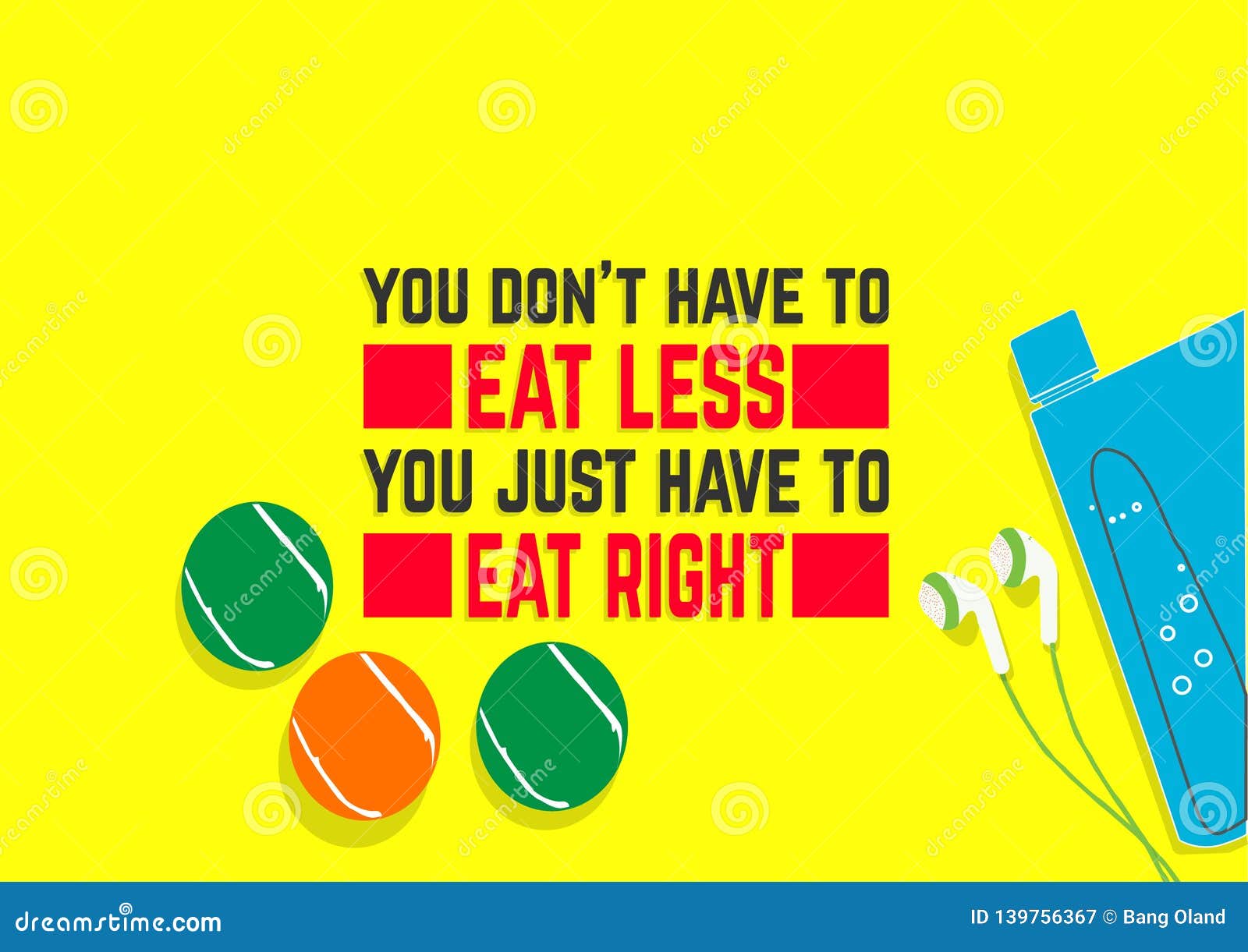You Don`t Have To Eat less You Just Have To Eat Right. Fitness ...
