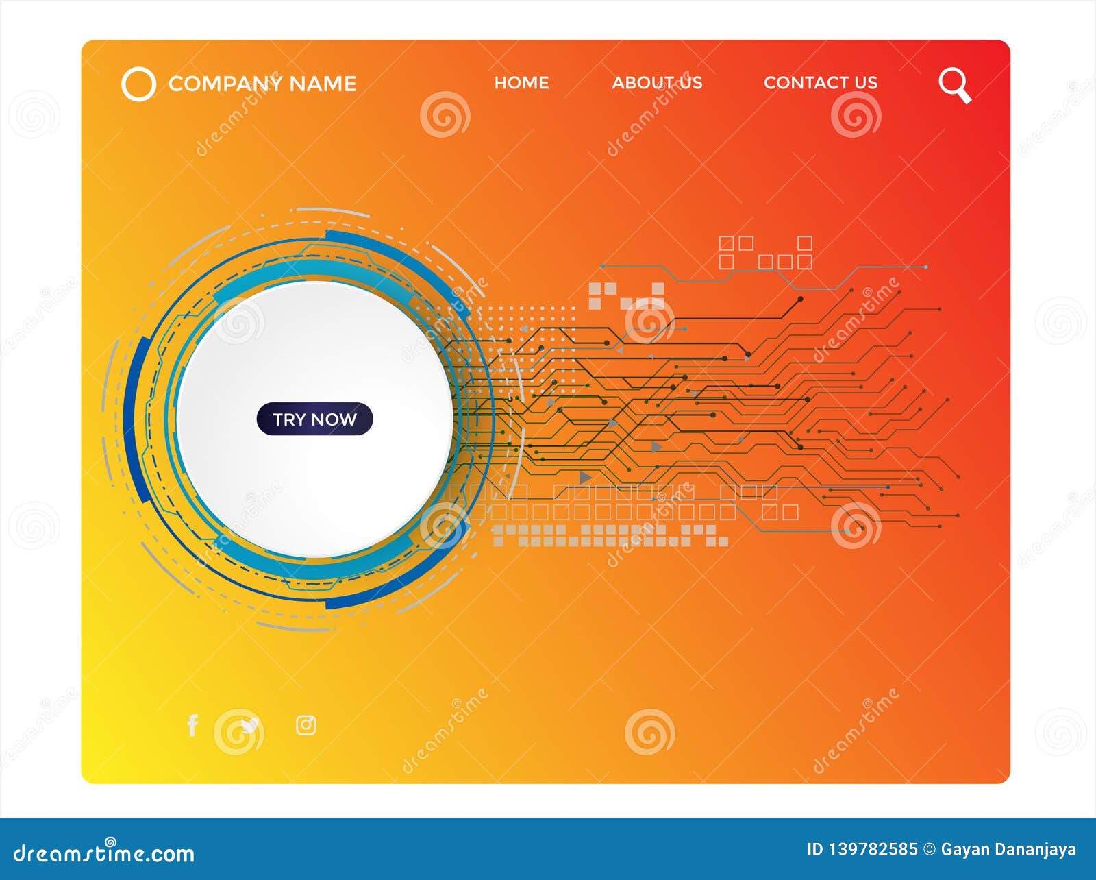 Web Page Design -abstract Design Stock Illustration - Illustration of ...