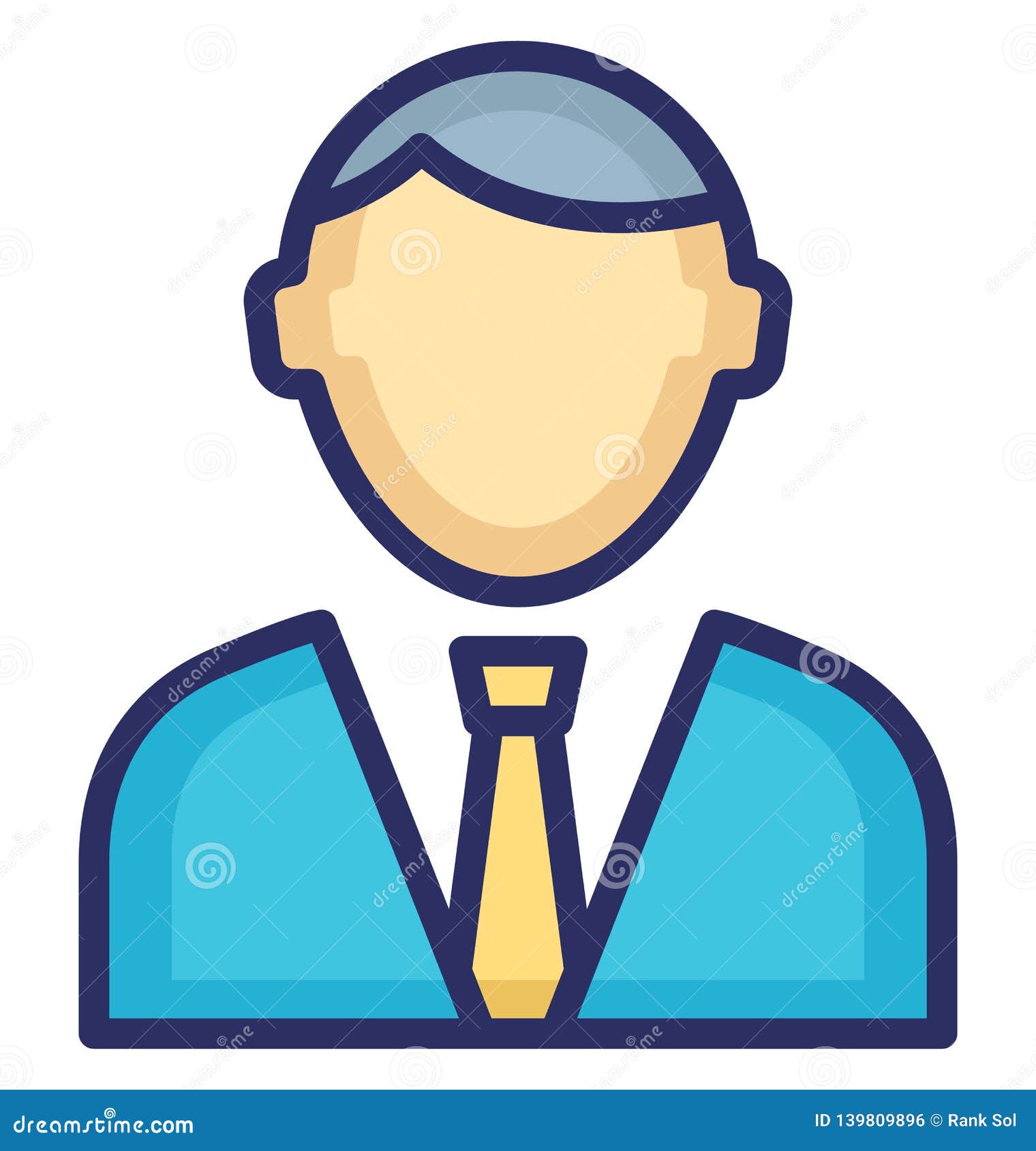 Accountant Vector Icon Which Can Easily Modify or Edit Stock ...