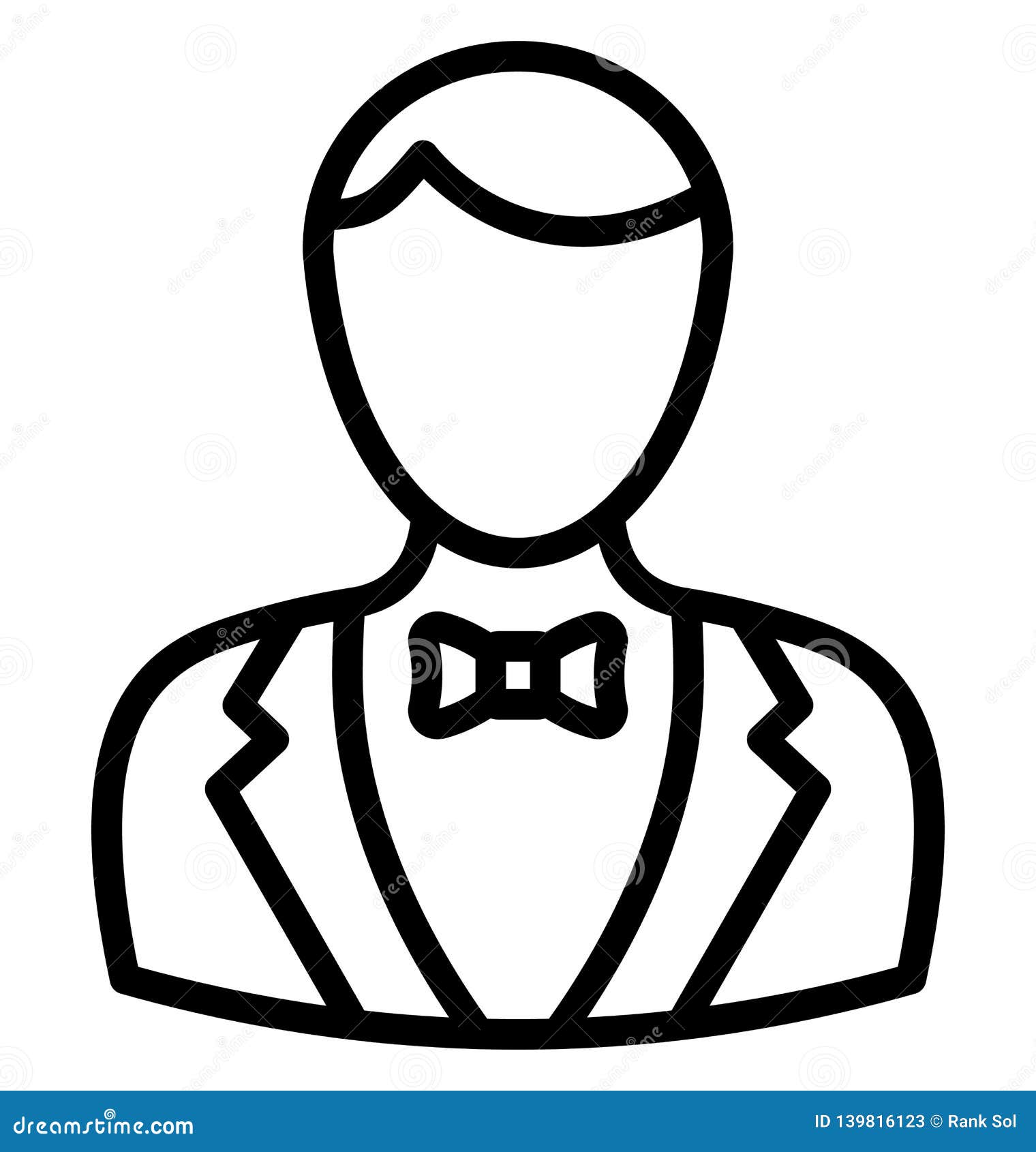 Butler Vector Icon Which Can Easily Modify or Edit Stock Vector ...