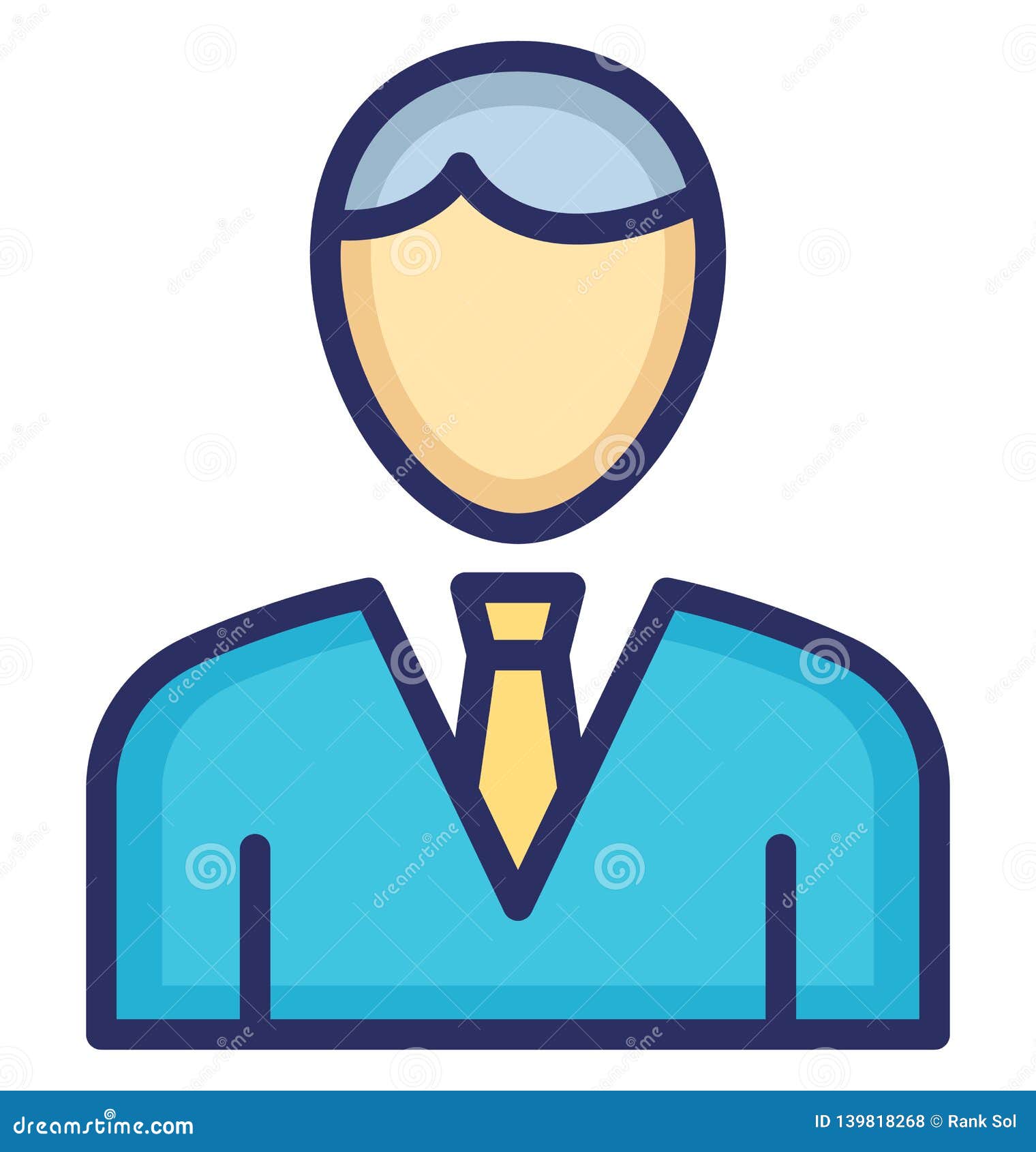 Manager Vector Icon Which Can Easily Modify or Edit Stock Vector ...