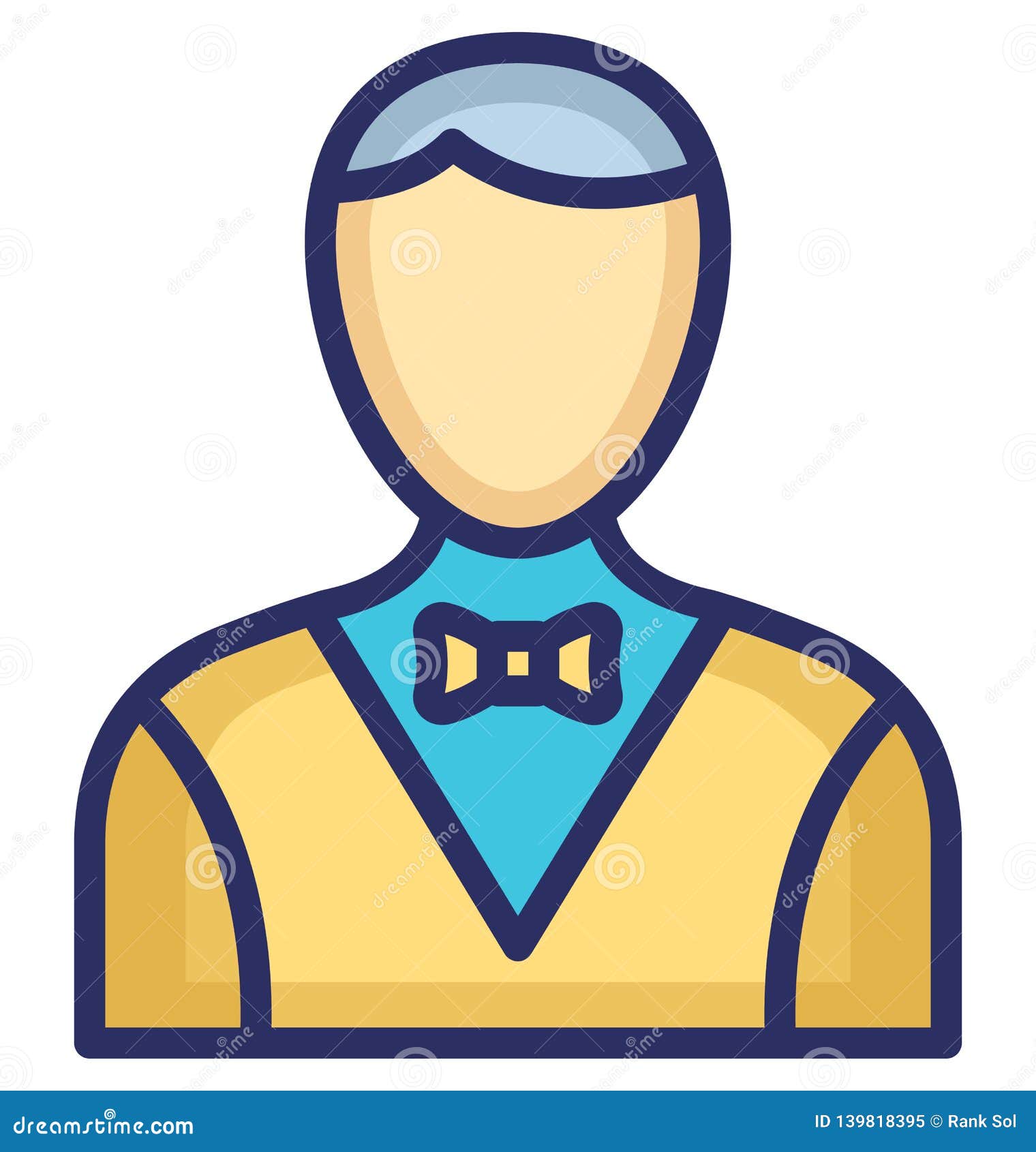 Butler Vector Icon Which Can Easily Modify or Edit Stock Vector ...
