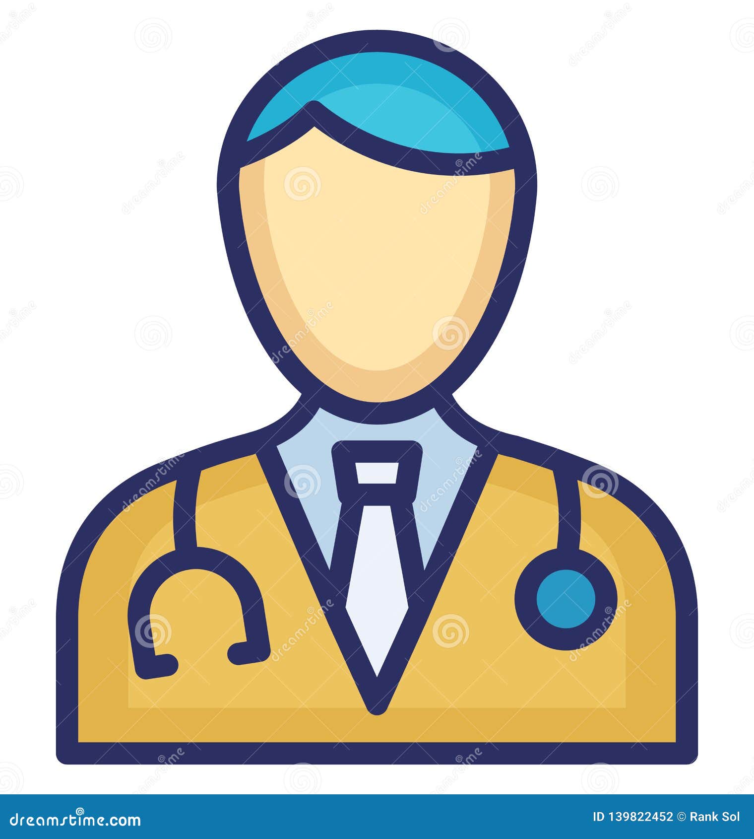 Doctor Vector Icon Which Can Easily Modify or Edit Stock Vector ...