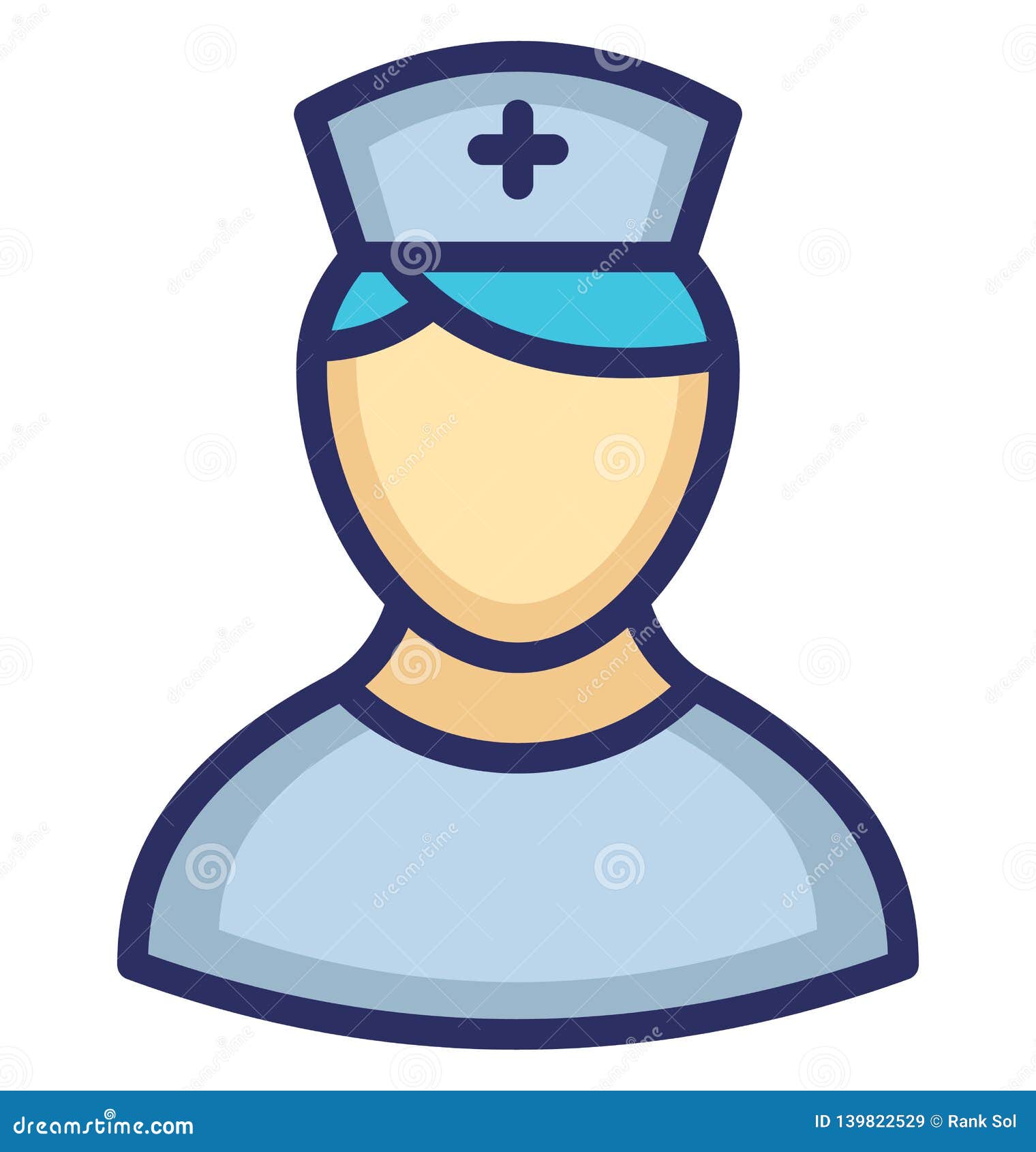 Lady Doctor Vector Icon Which Can Easily Modify or Edit Stock Vector ...
