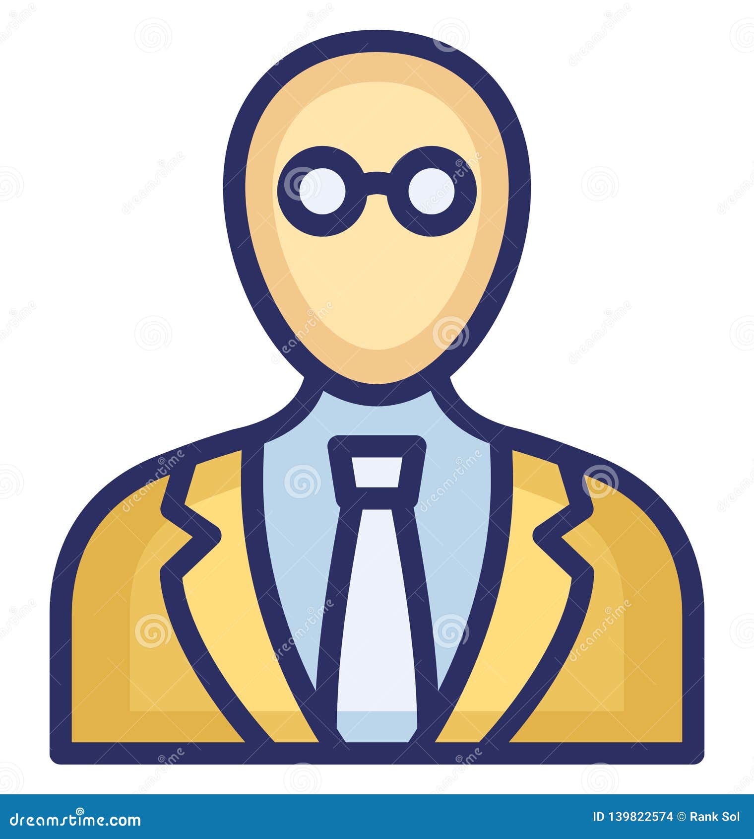 Boss Vector Icon Which Can Easily Modify or Edit Stock Vector ...