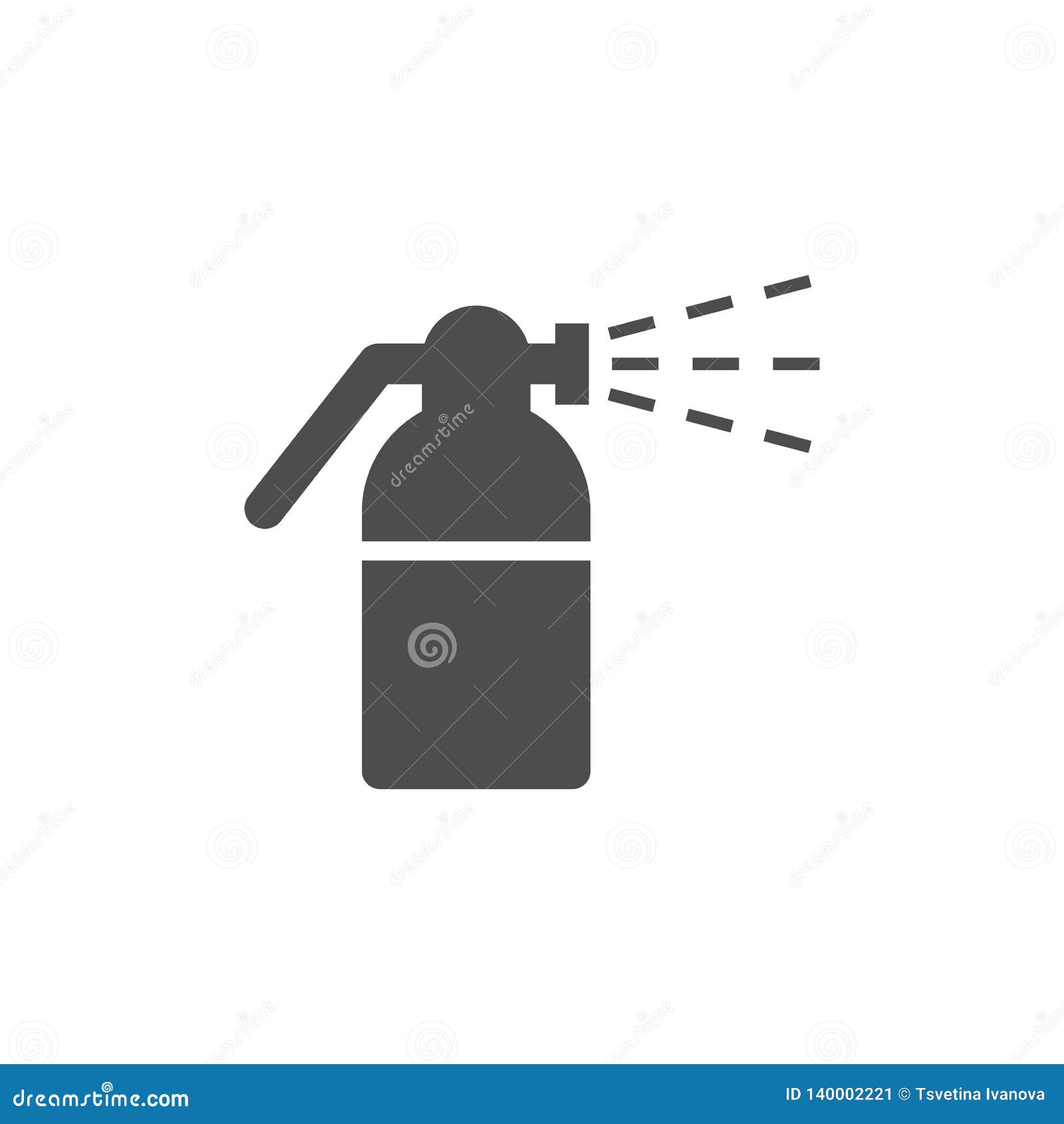 Atomizer or Vaporizer Black Simple Vector Icon. Stock Vector ...