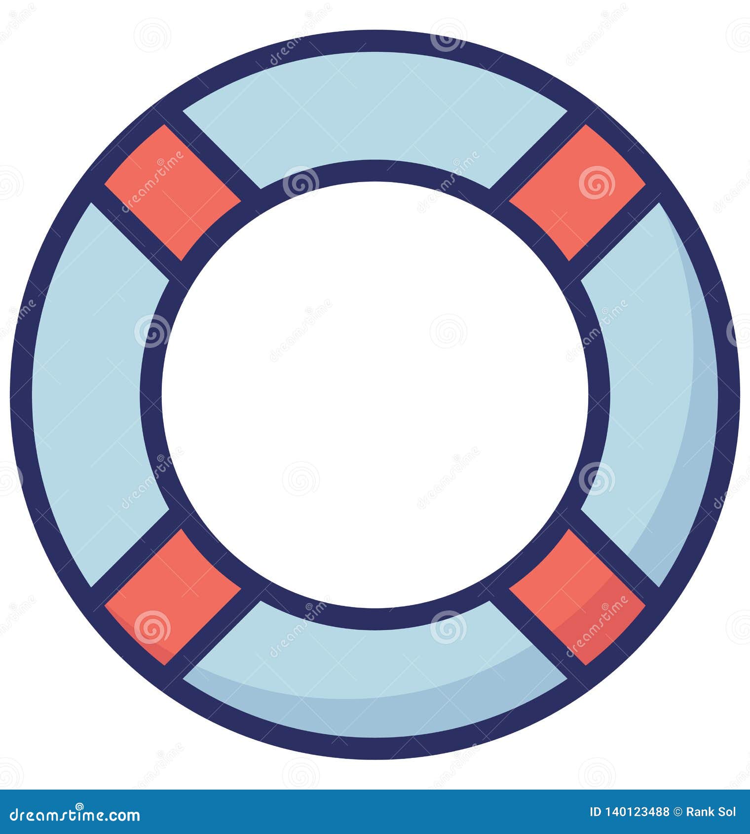 Life Belt Vector Icon Which Can Be Easily Modified or Edit Stock Vector ...