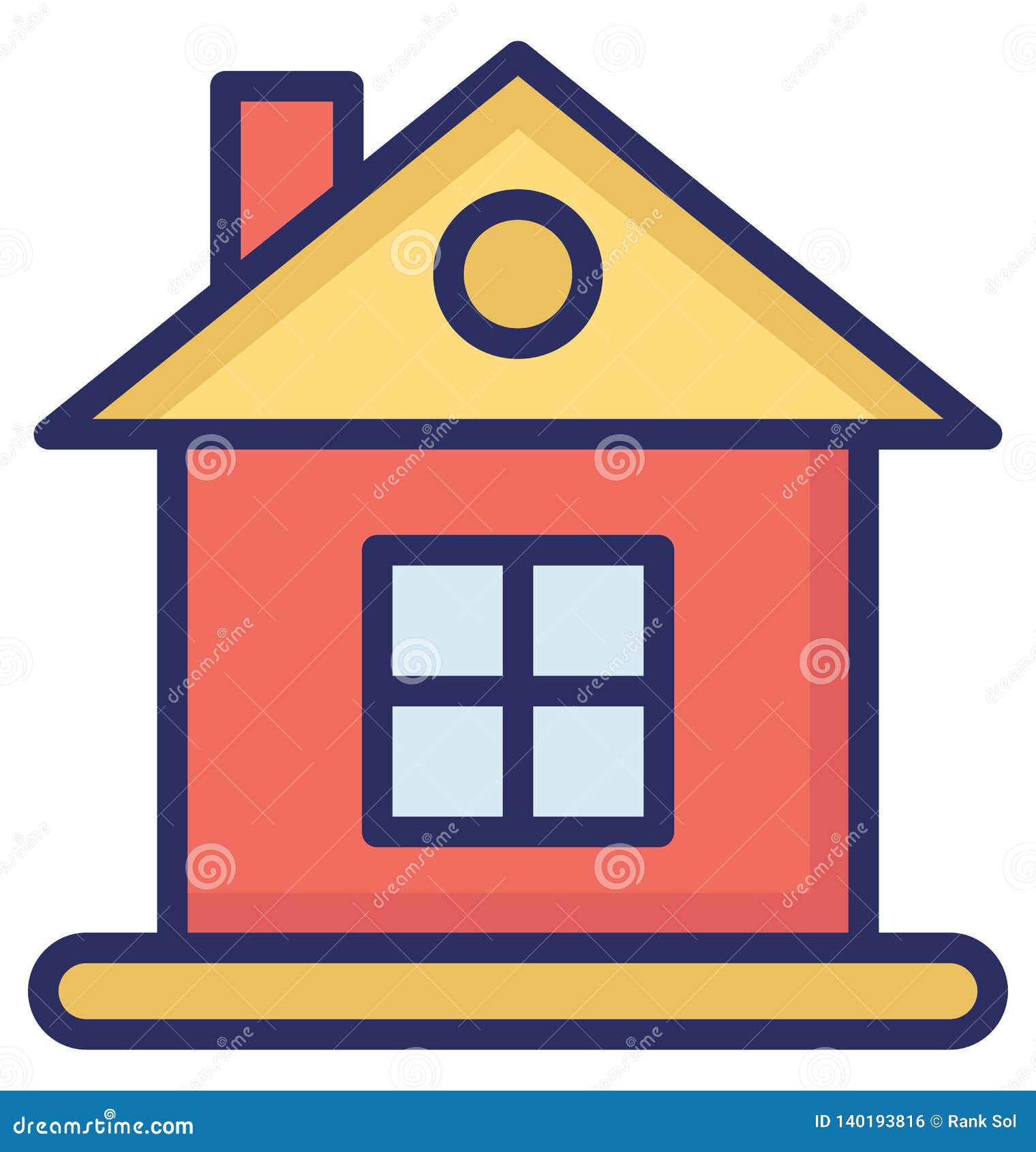 Basic Building Vector Icon Which Can Be Easily Modified or Edit Stock ...