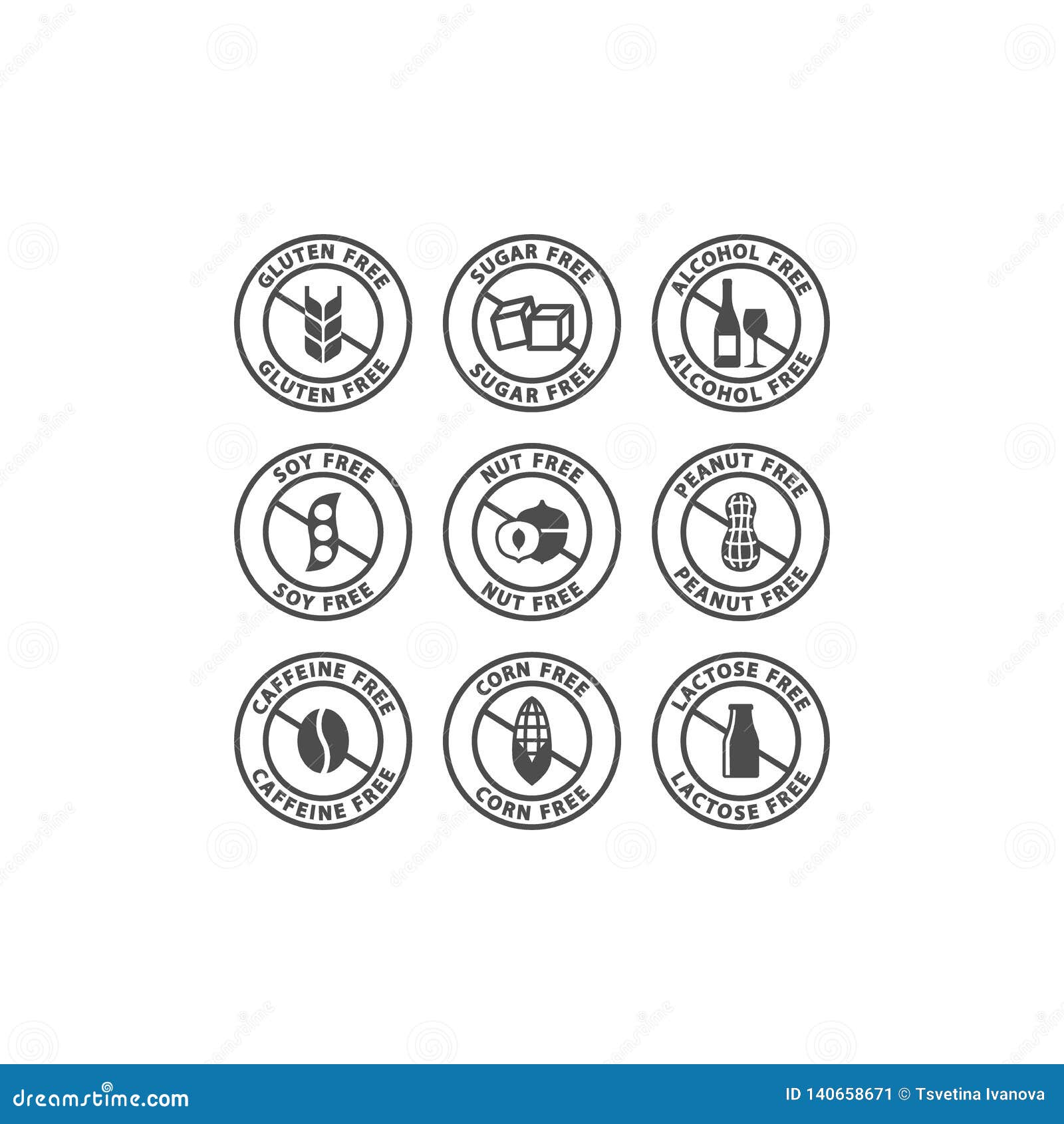 Caffeine And Sugar The Two Basic Food Groups. Hand Drawn Typography ...