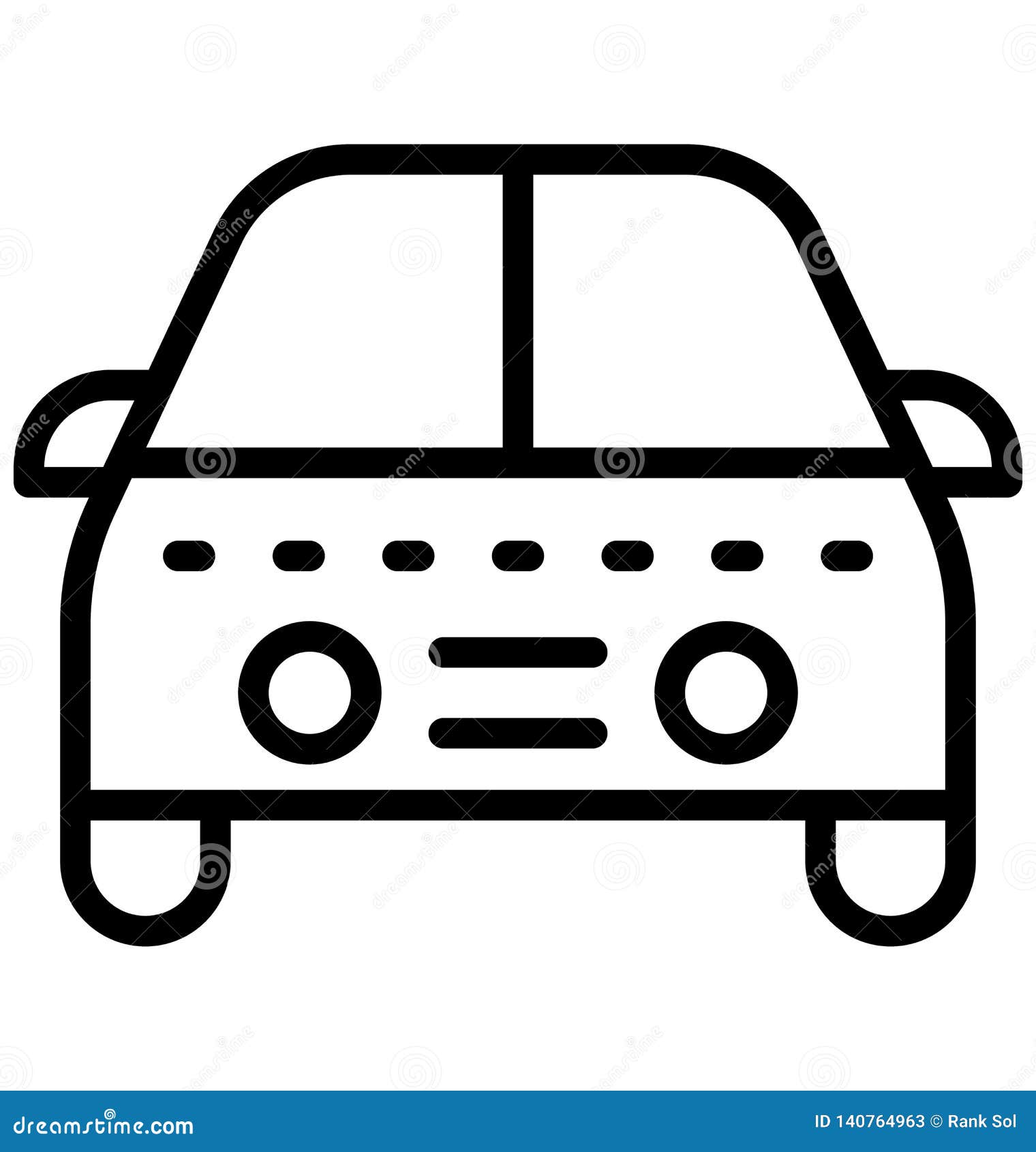 Cab Vector Icon Which Can Be Easily Modified or Edit in Any Color Stock ...