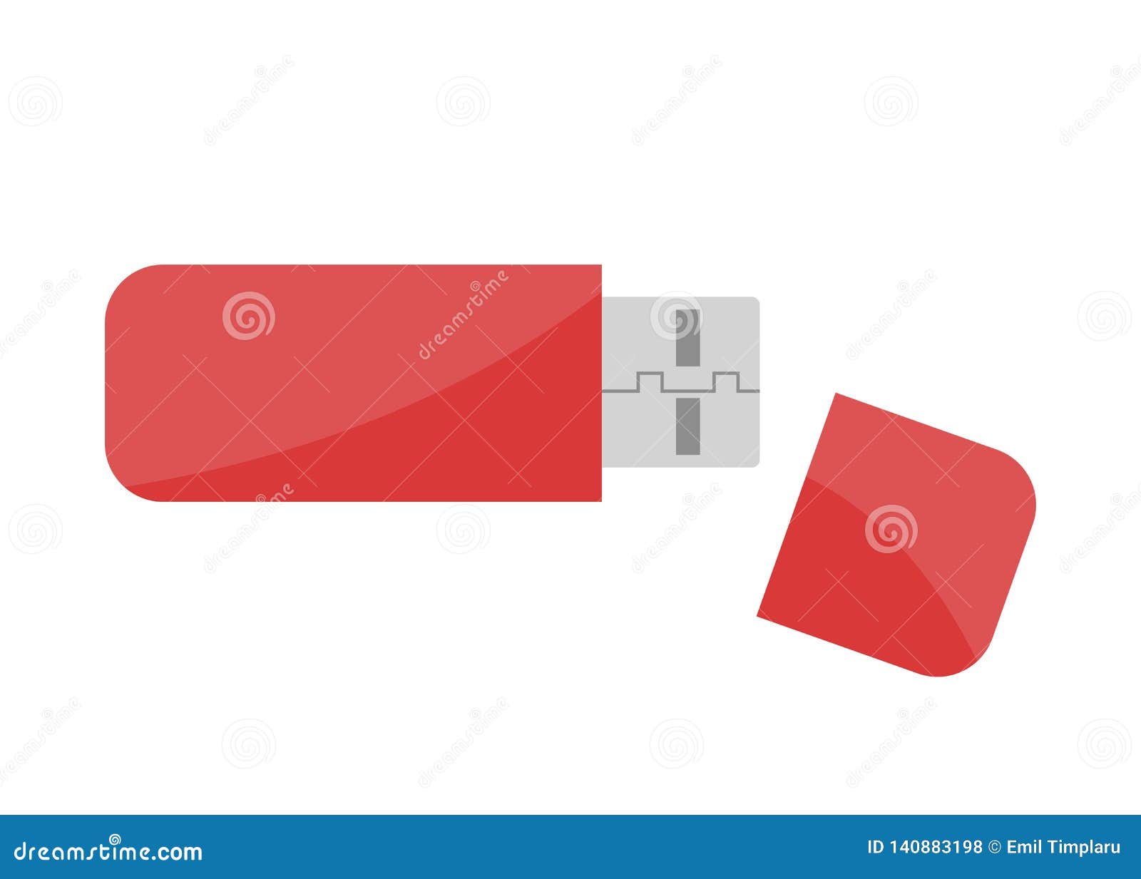 Usb Memory Stick Vector Design Illustration Stock Vector - Illustration ...