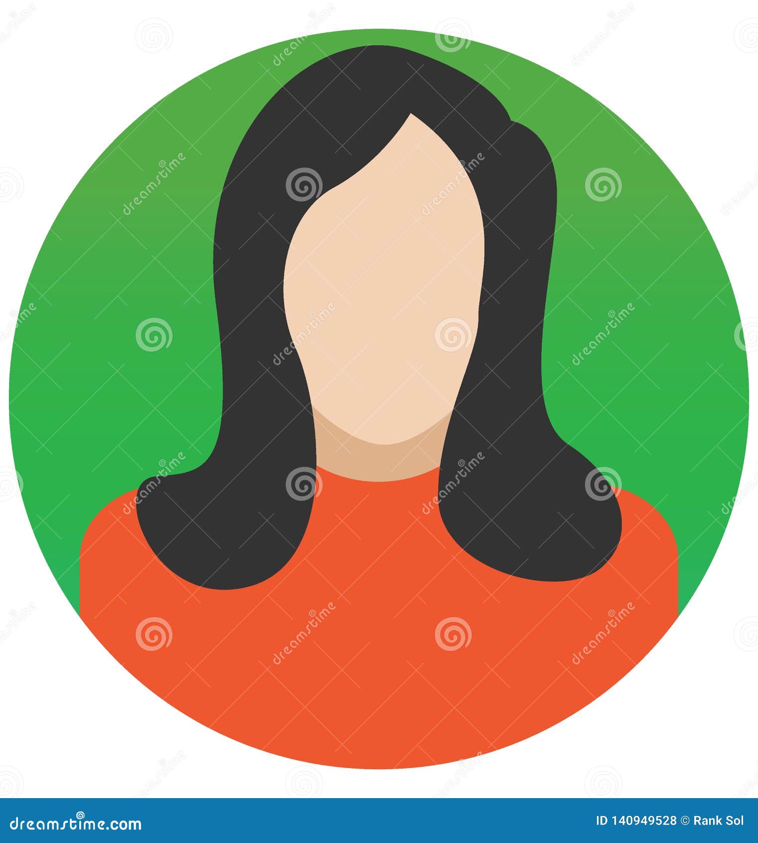 Miss Vector Illustration Icon Which Can Easily Modify or Edit Stock ...