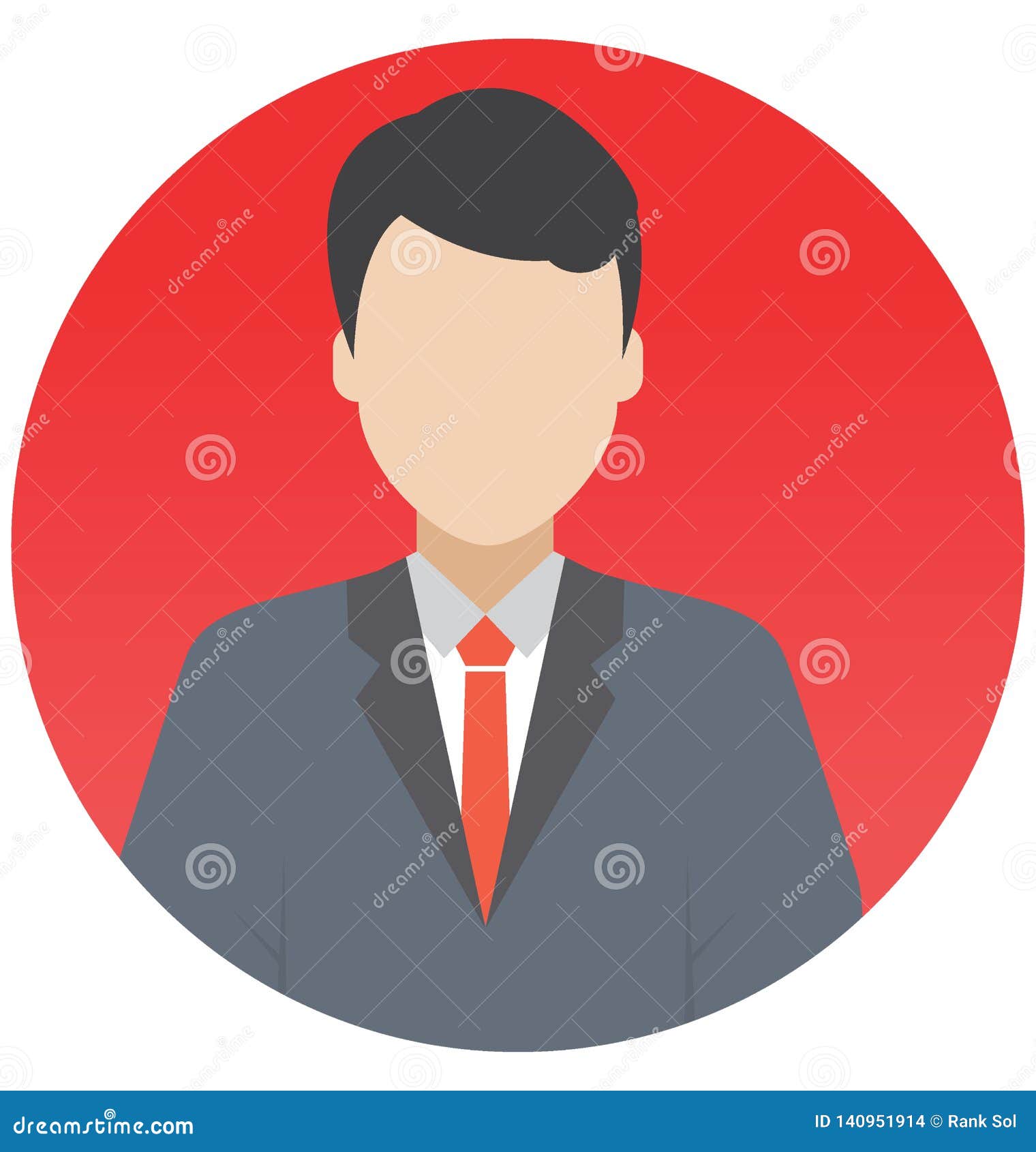 Boss Vector Illustration Icon Which Can Easily Modify or Edit Stock ...
