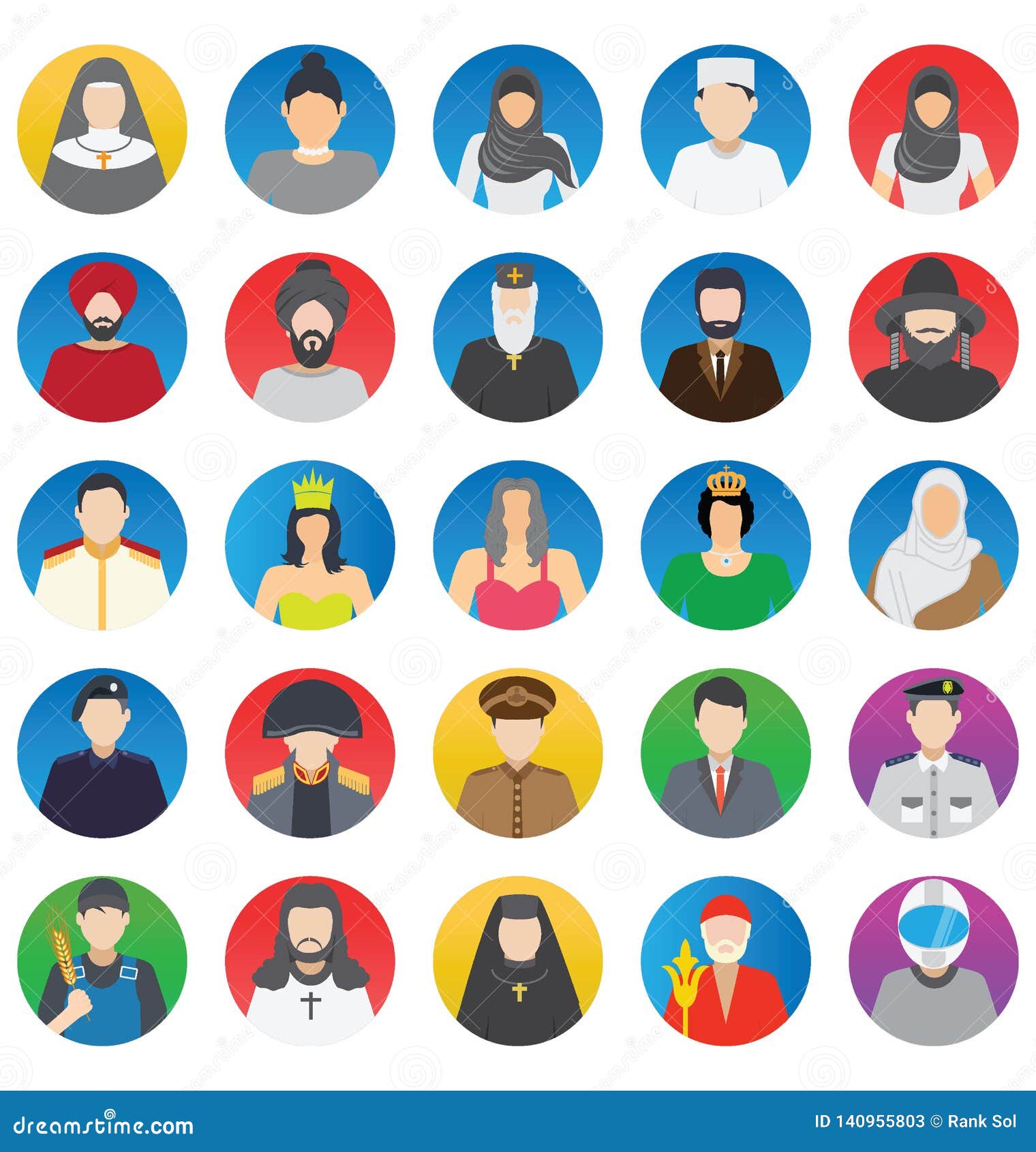 Professional and People Color Vector Icons Set that Can Be Easily ...