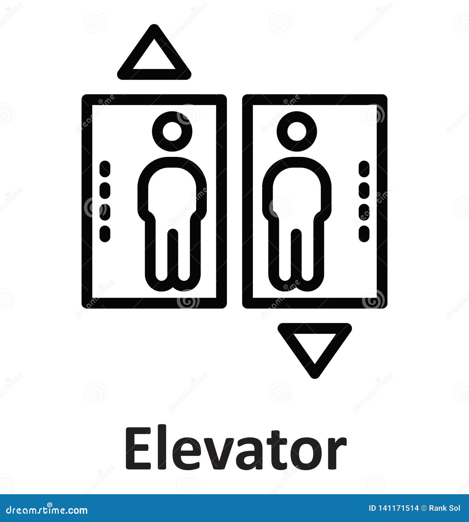 Elevator Isolated Vector Icon Which Can Easily Modify or Edit Stock ...