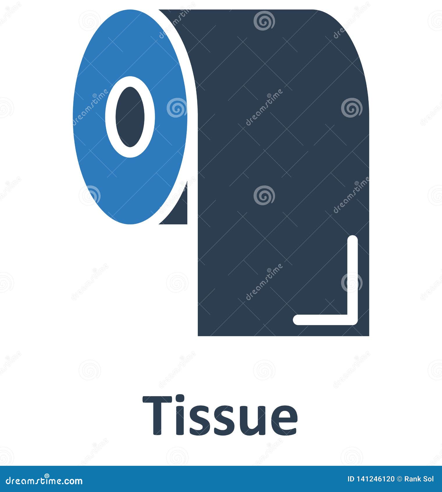 Tissue Roll Isolated Vector Icon Which Can Easily Modify or Edit Stock ...