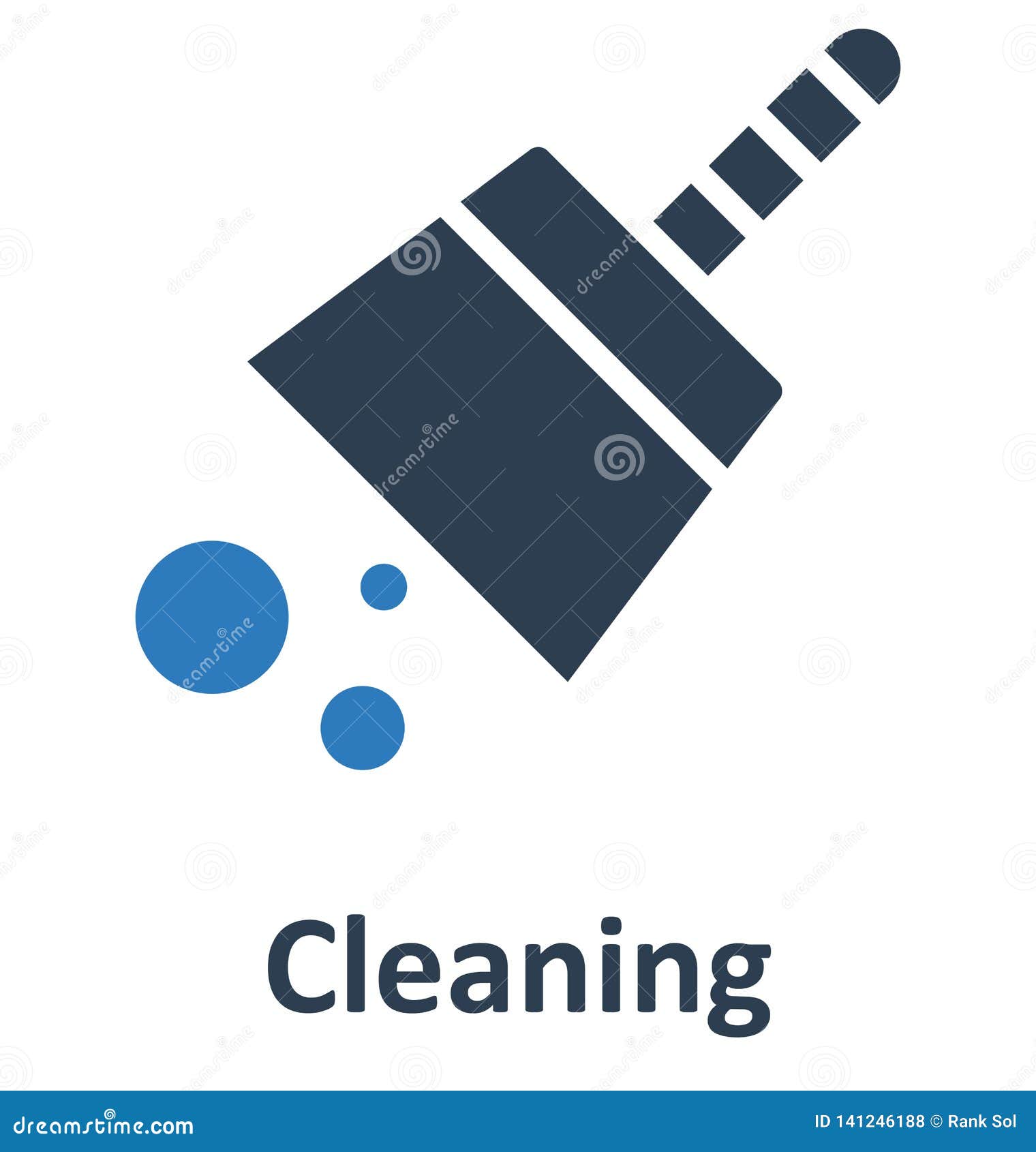 Cleaning Isolated Vector Icon Which Can Easily Modify or Edit Stock ...