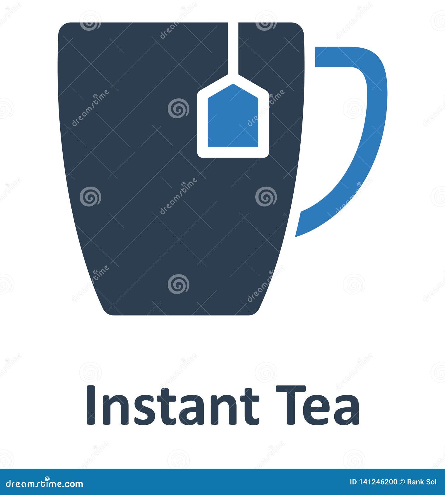 Instant Tea Isolated Vector Icon Which Can Easily Modify or Edit Stock ...