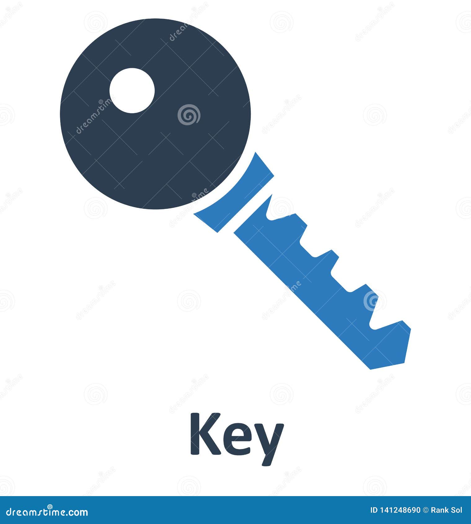 Key Isolated Vector Icon Which Can Easily Modify or Edit Stock Vector ...