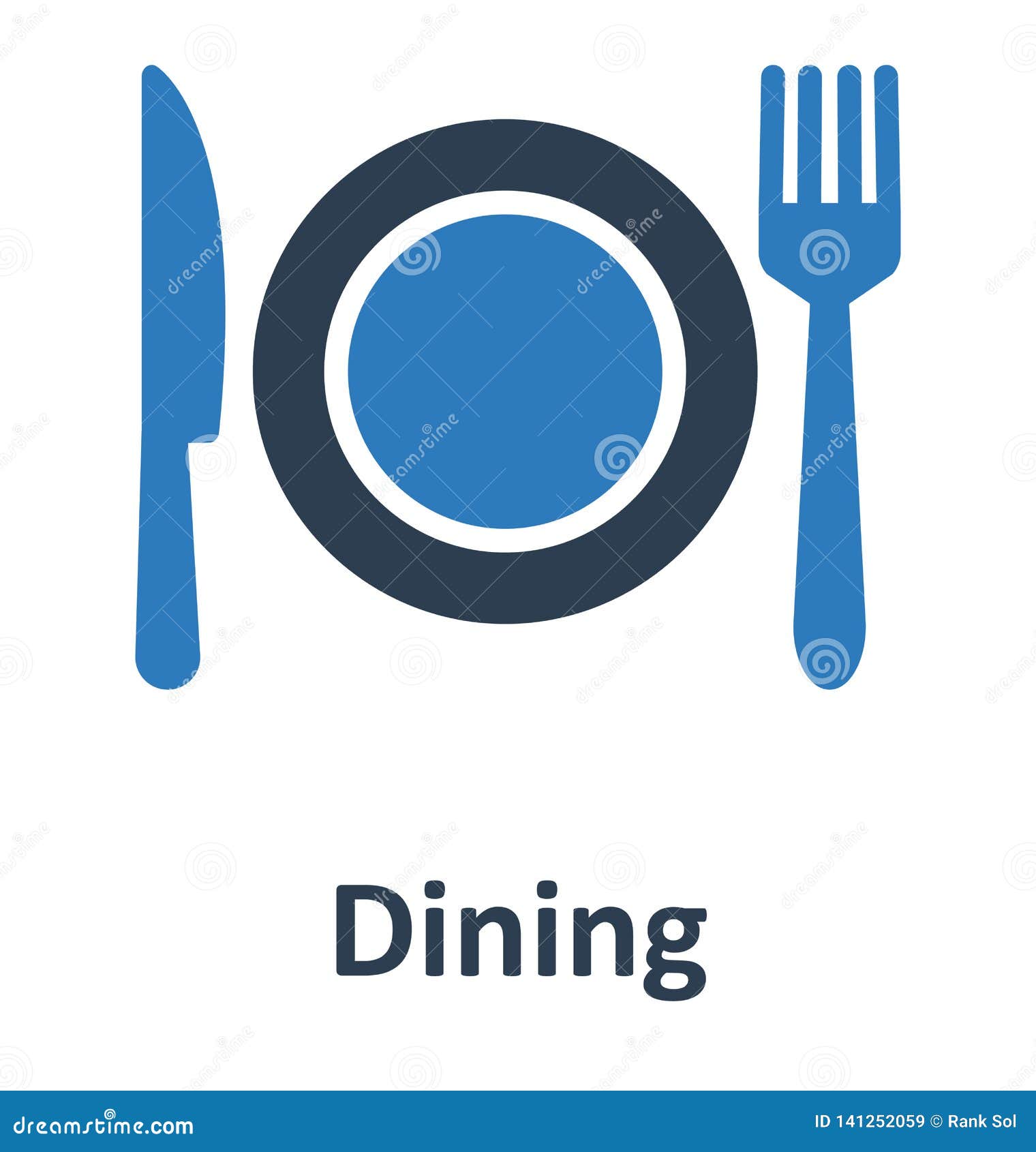 Dining Isolated Vector Icon Which Can Easily Modify or Edit Stock ...