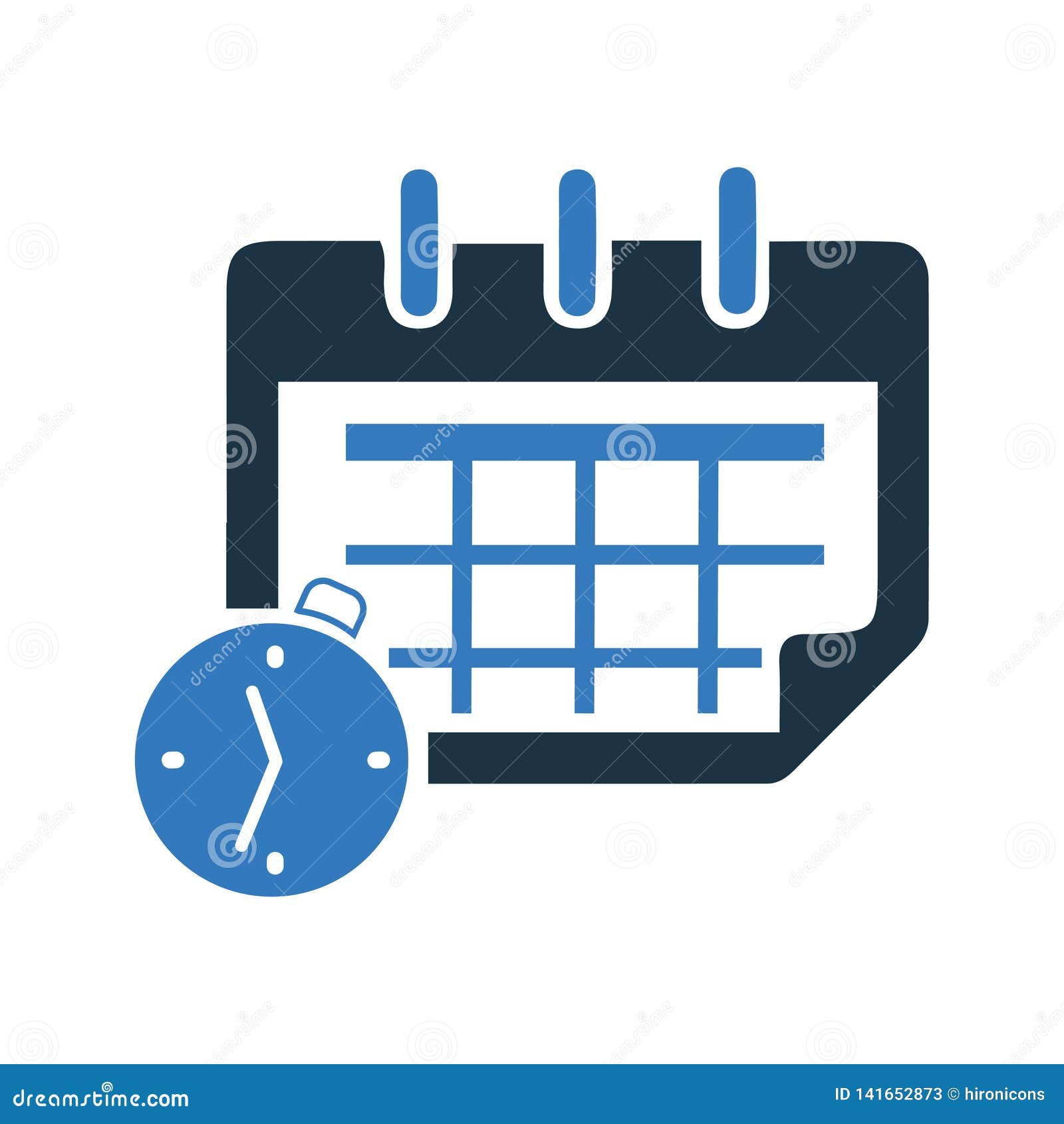 Schedule Icon/Timer Icon stock vector. Illustration of appointment ...