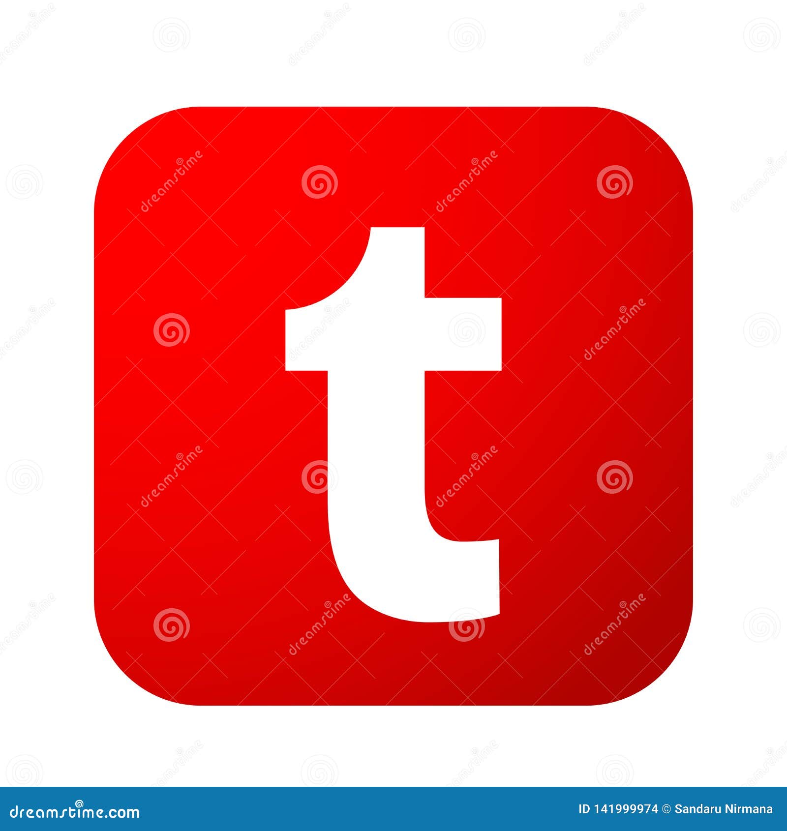Black Tumblr Logo Icon