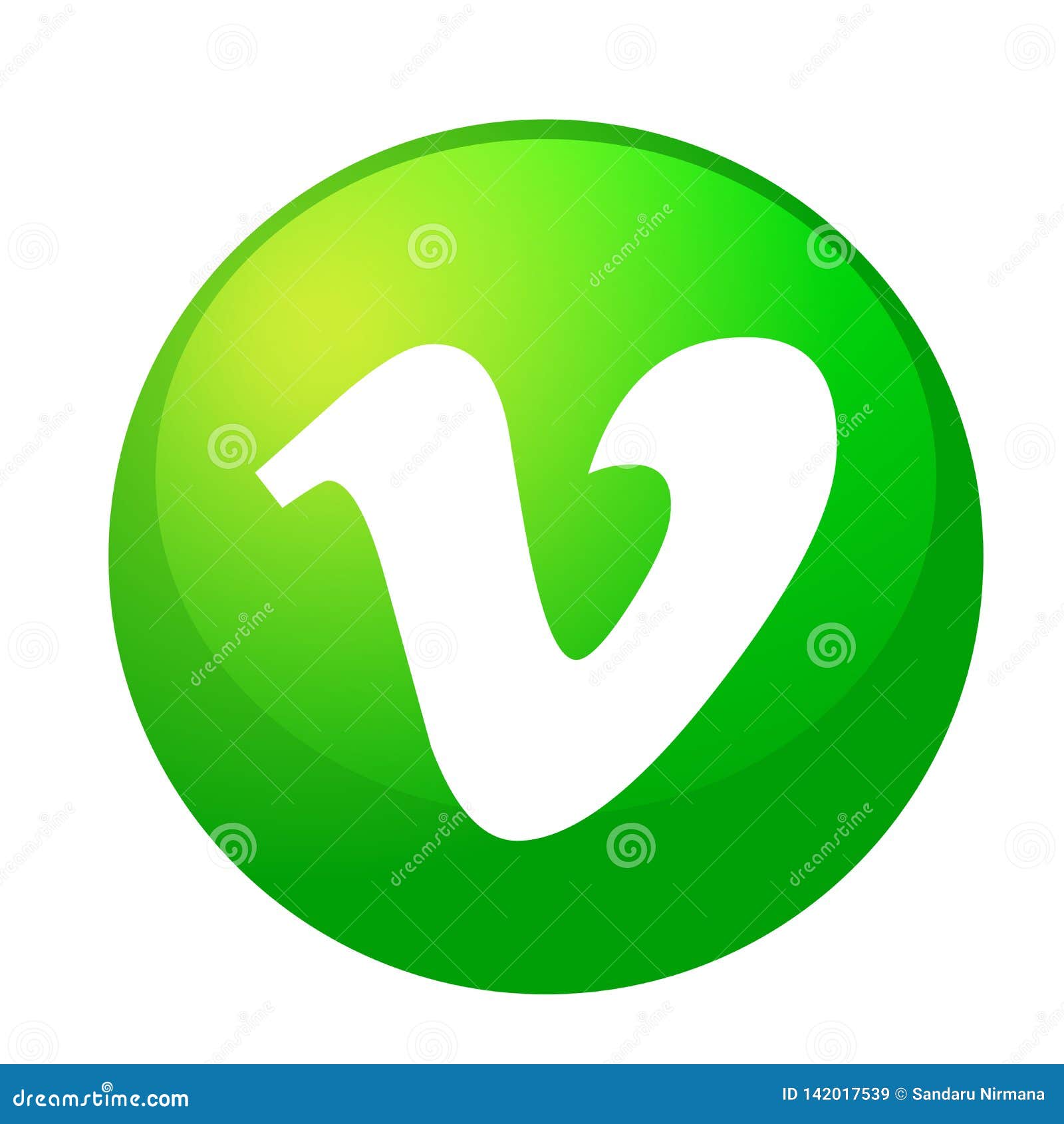 Vimeo Icon Vector