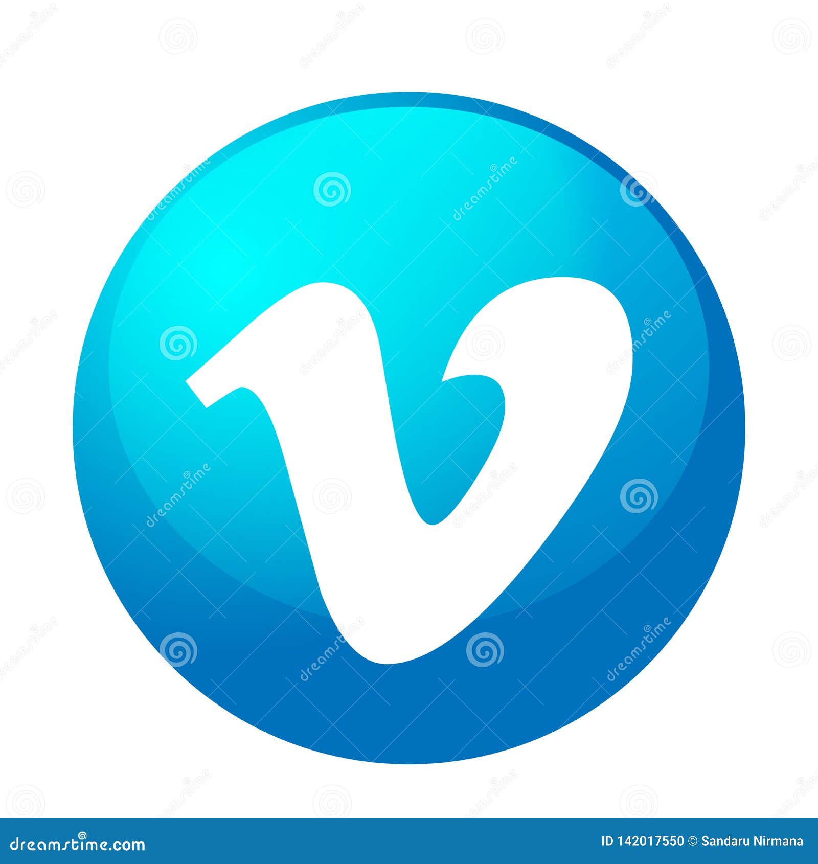 Vimeo Logo Icon Social Media Icon Vector Element for Web Internet on ...