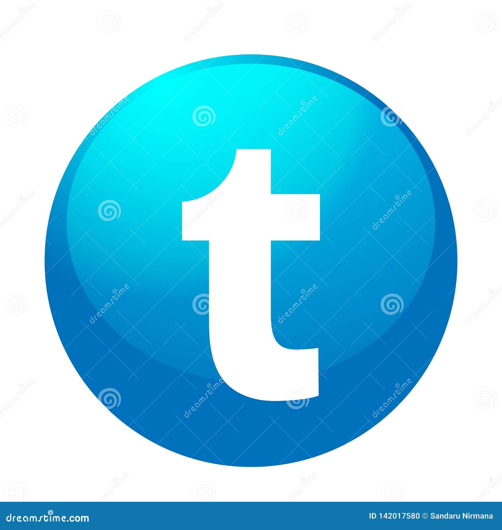 Tumblr Icon Vector