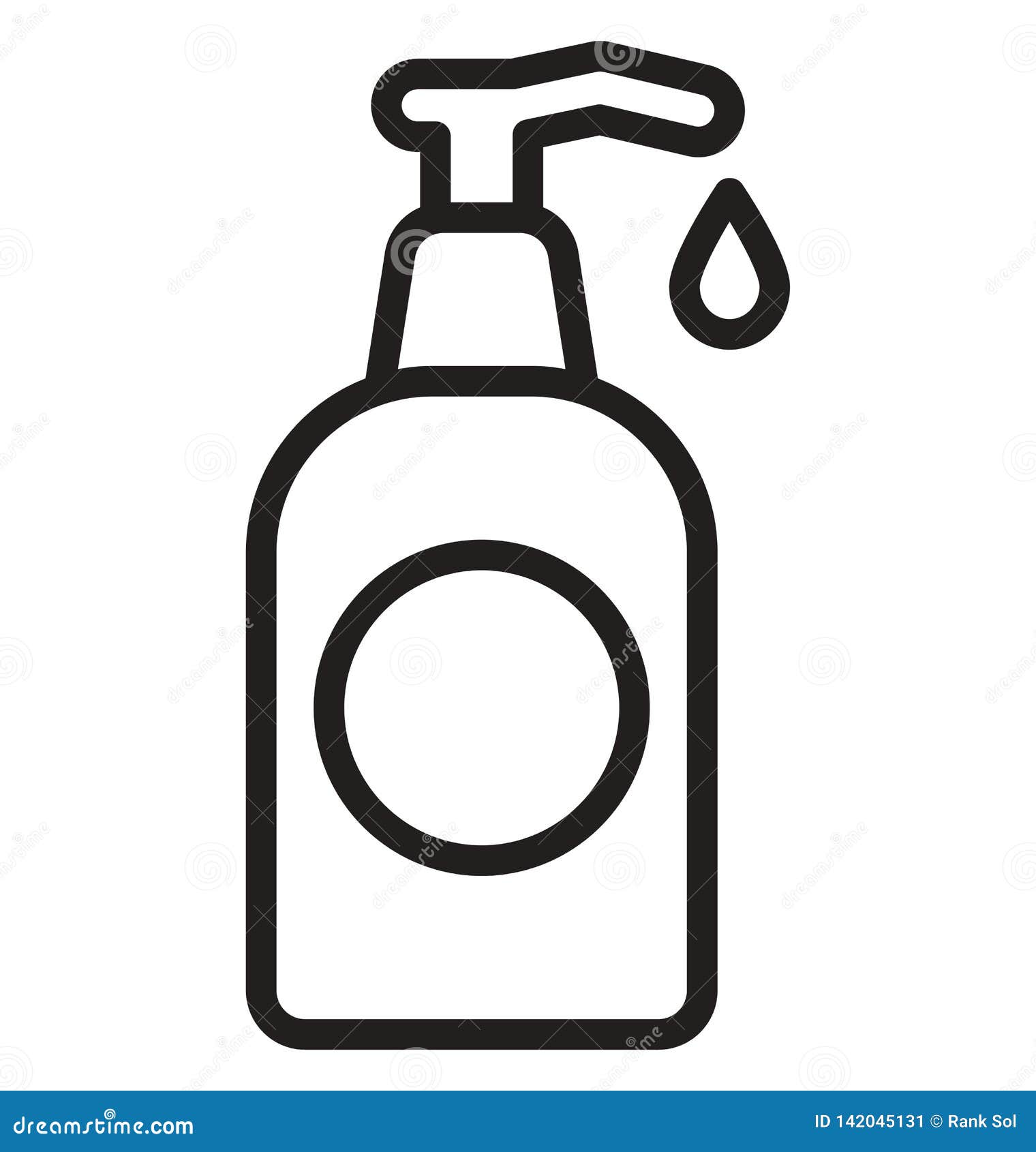 Bathe Shampoo Isolated Vector Icon that Can Easily Modify or Edit Stock ...