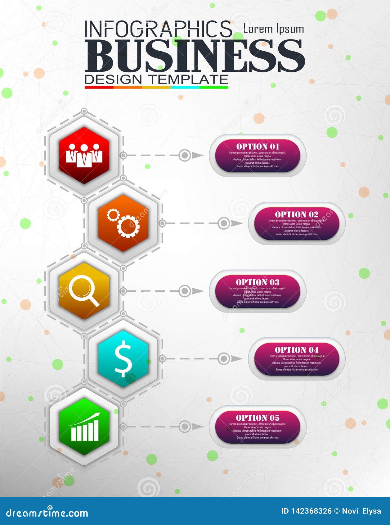Infographic layout template - quotenibht