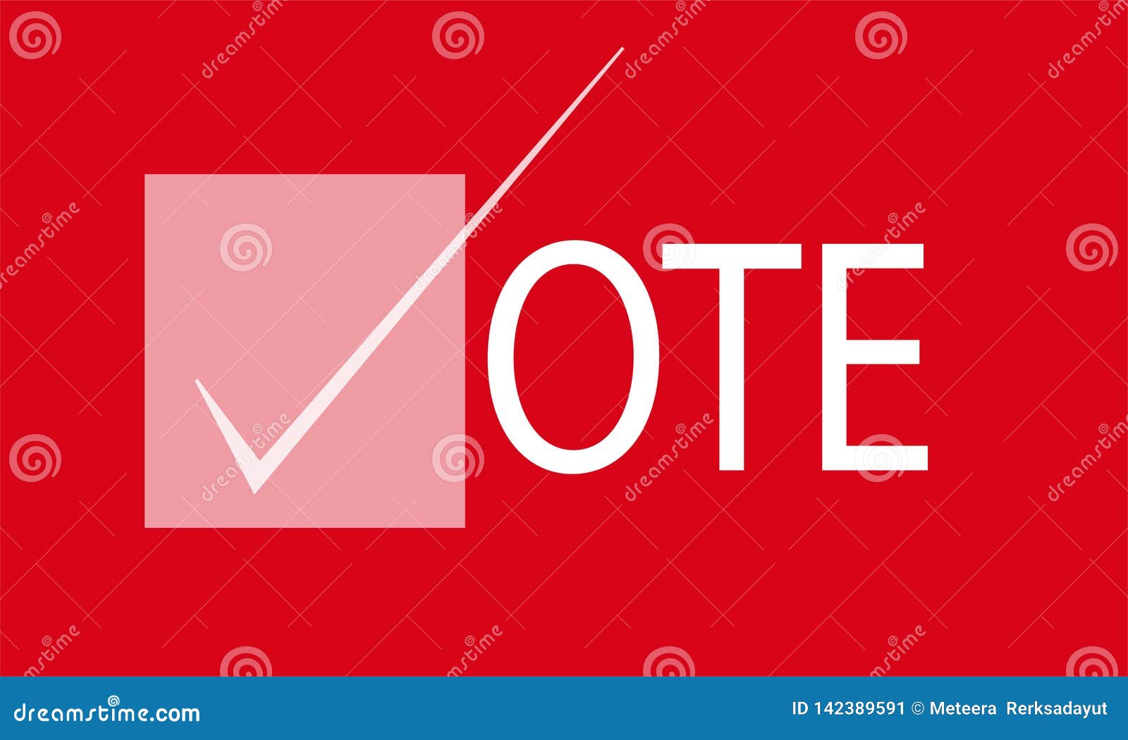 Election vote banner stock illustration. Illustration of individual ...
