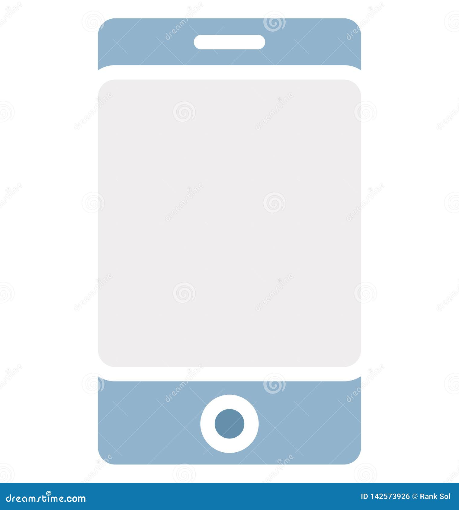 Cell Phone Isolated Vector Icon Which Can Easily Modify or Edit Stock ...