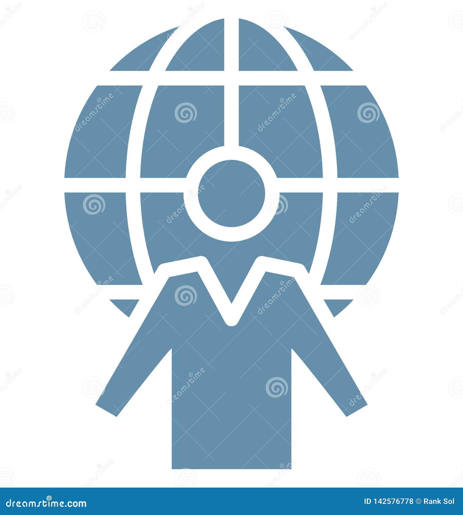 Agent Isolated Vector Icon Which Can Easily Modify or Edit Stock Vector ...